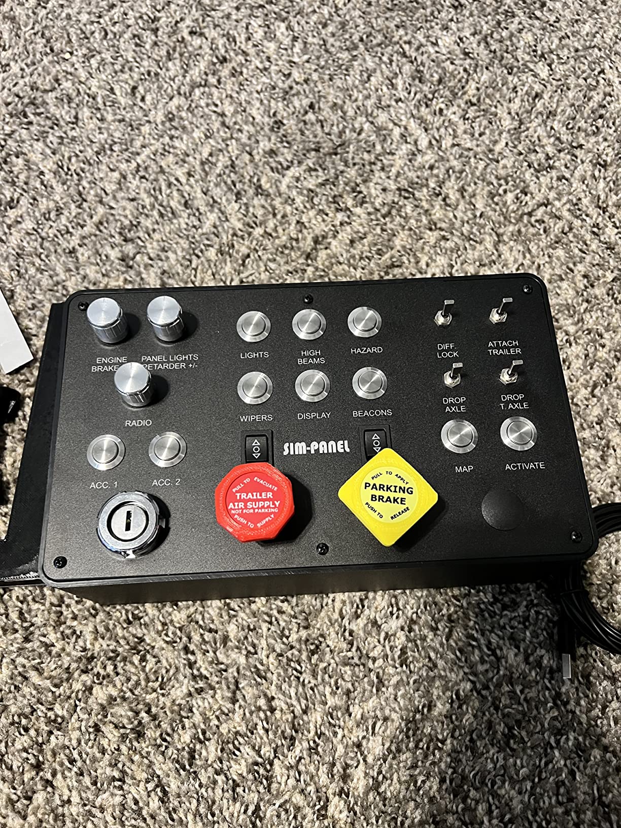 $42/mo - Finance SIM-PANEL auxiliary Classic ATS/ETS2 Button Box for ...