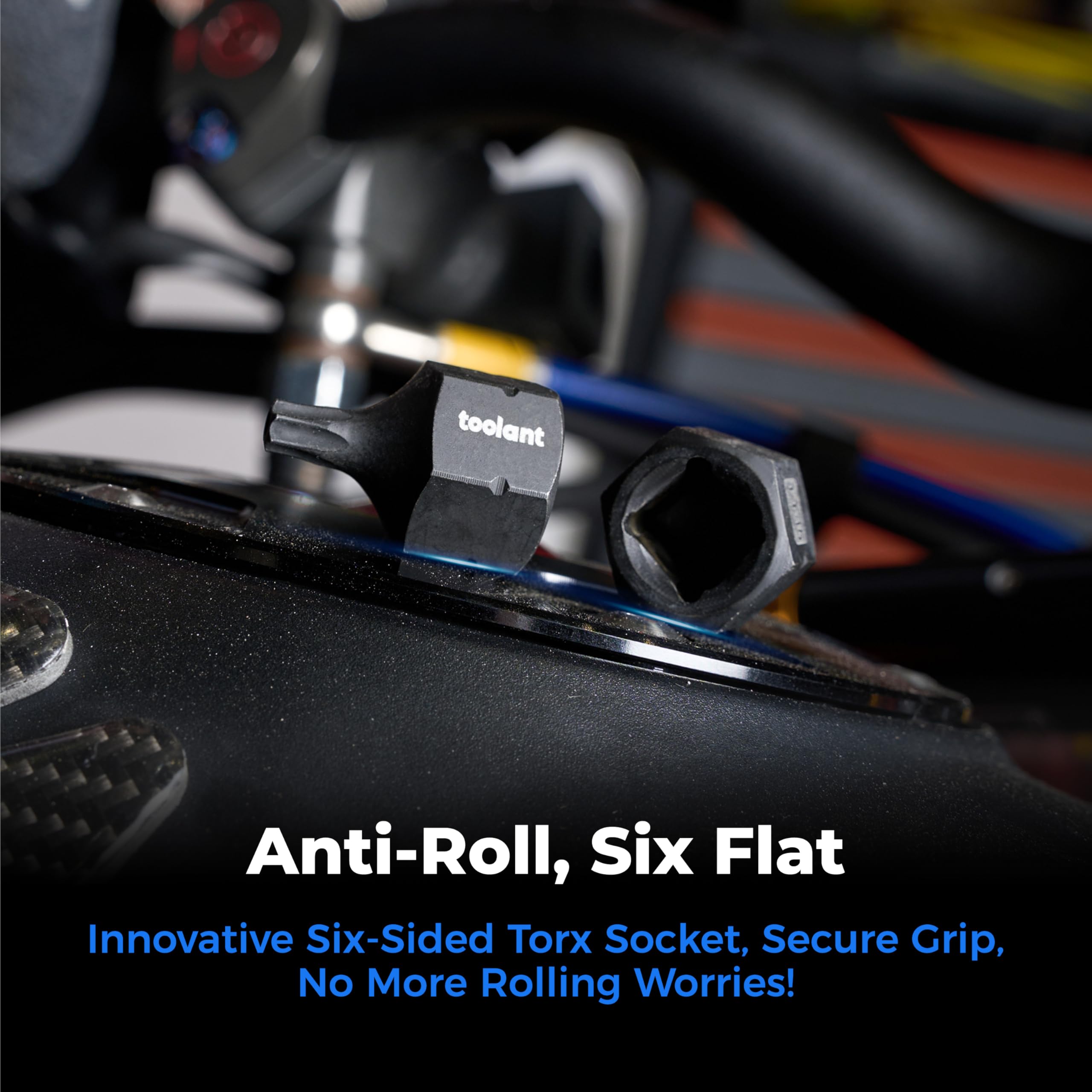 Snapklik.com : Toolant 3/8" Drive TT40 Impact Torx Bit Socket Set 4PCS
