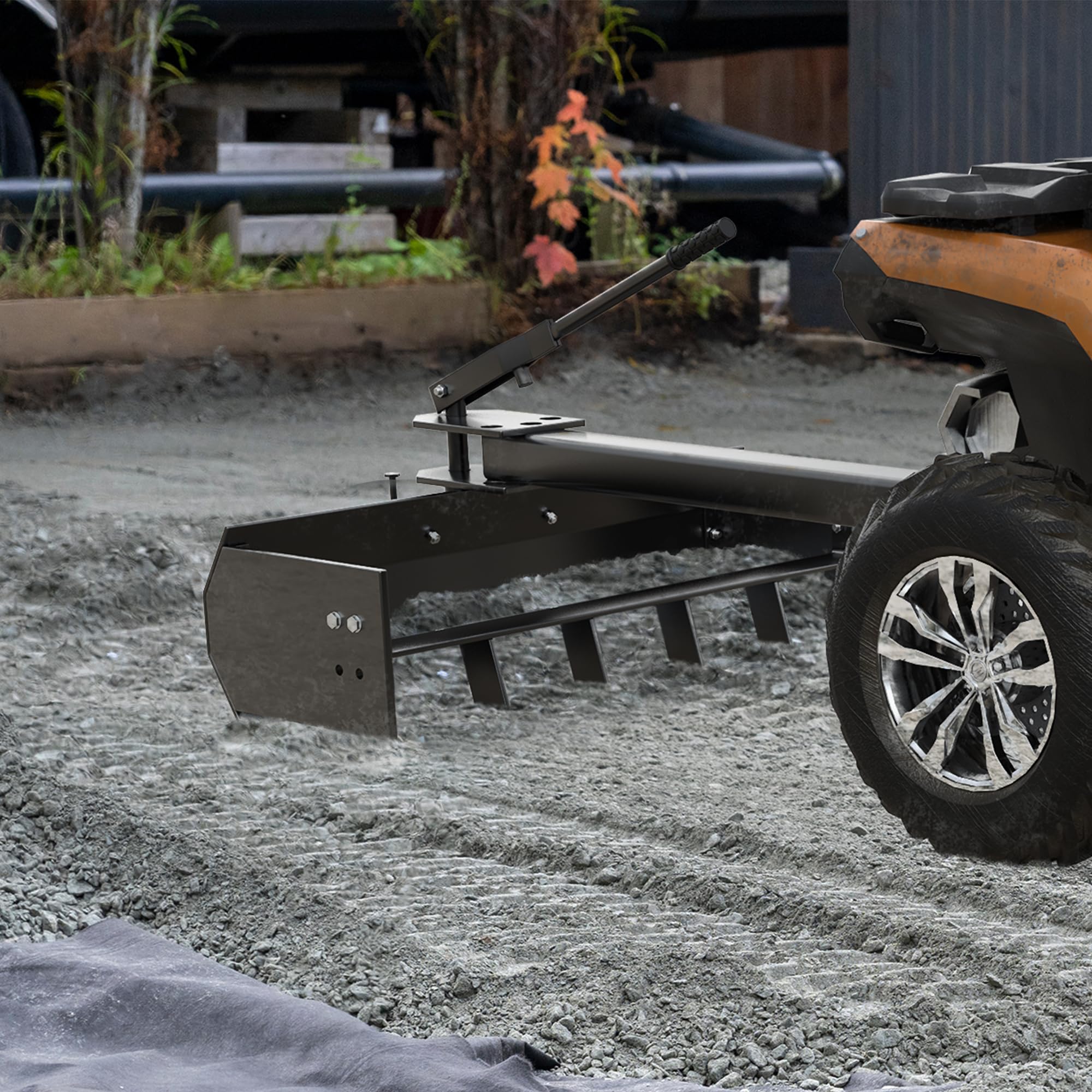 FRSSPF-0174 YINTATECH 42" Tow Behind Box Scraper Fit for ATV UTV Grader ...