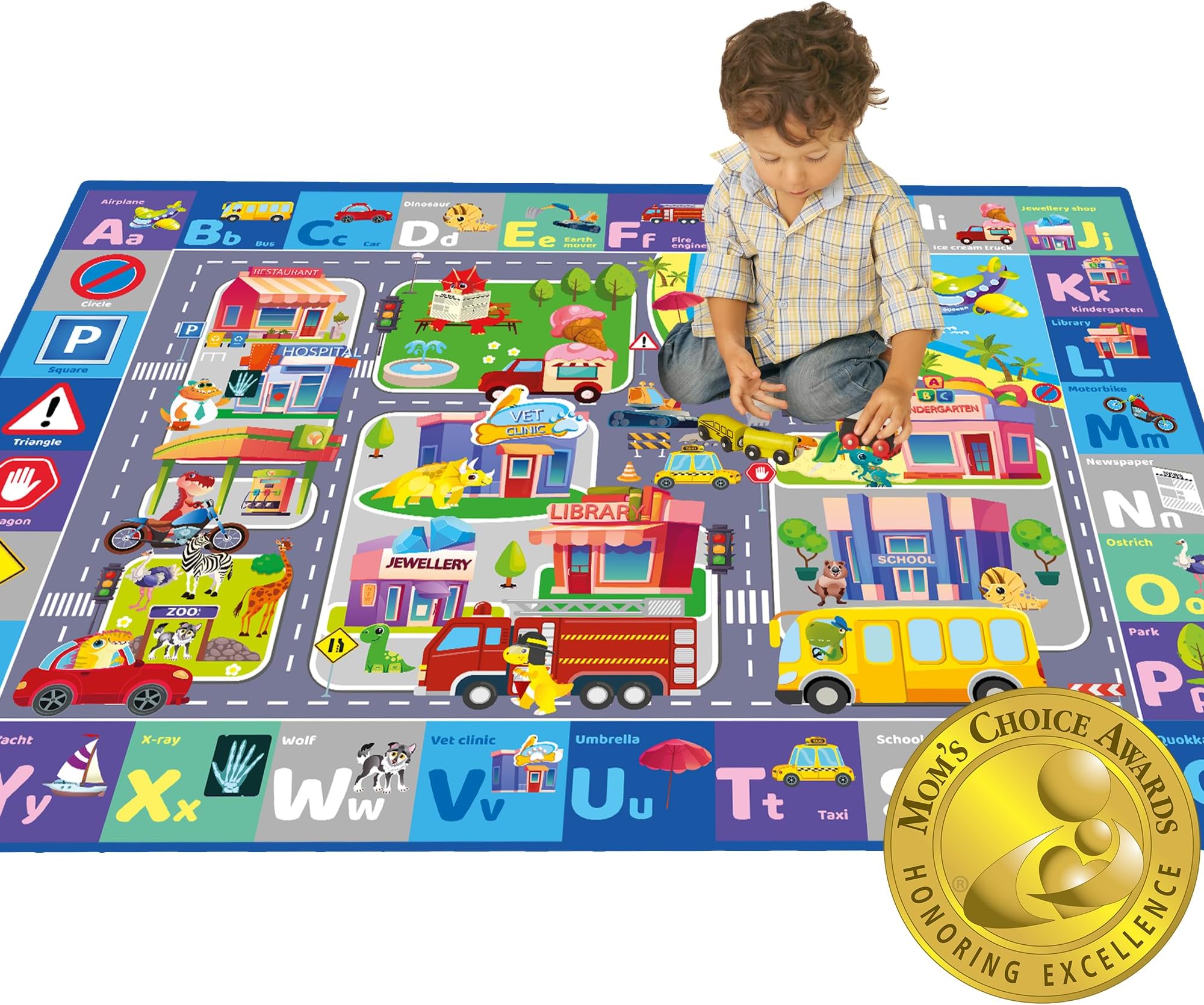 Amazon.com : Casusv Baby Play Mat - 50"x50" Playpen Mats for Babies and ...