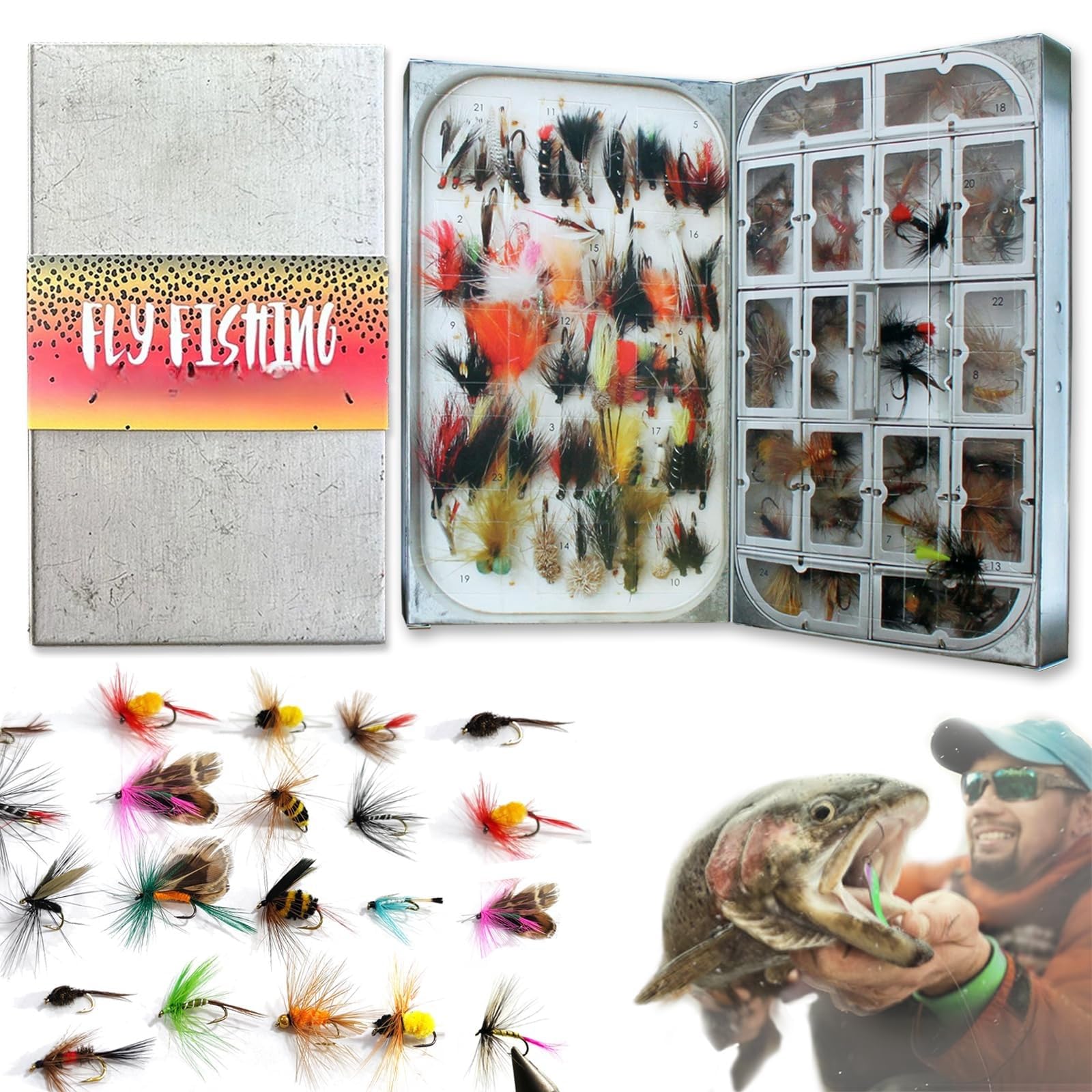 Amazon.com: 2024 Christmas Fishing Advent for Calendar, Fly Fisherman's ...