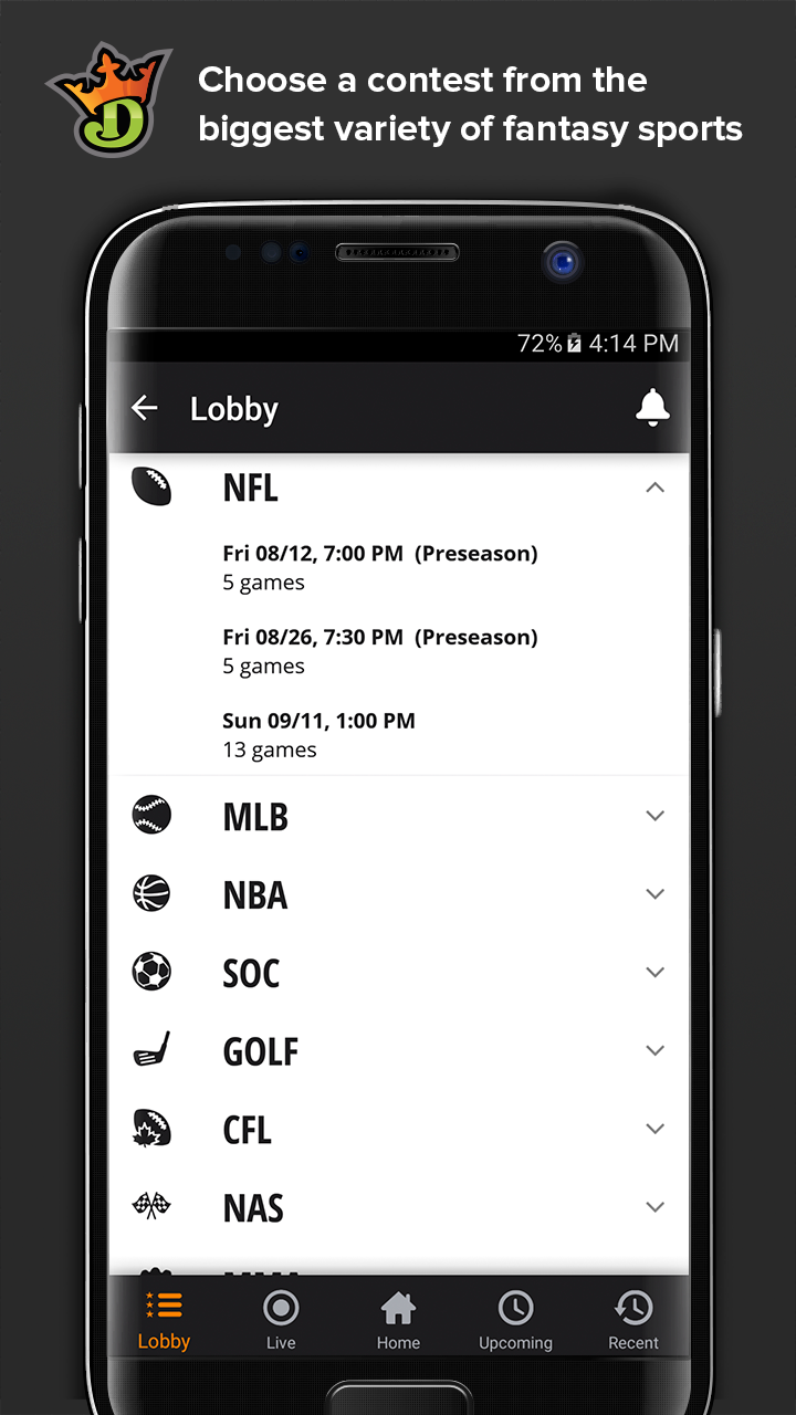 DraftKings - Fantasy Sports - App on Amazon Appstore
