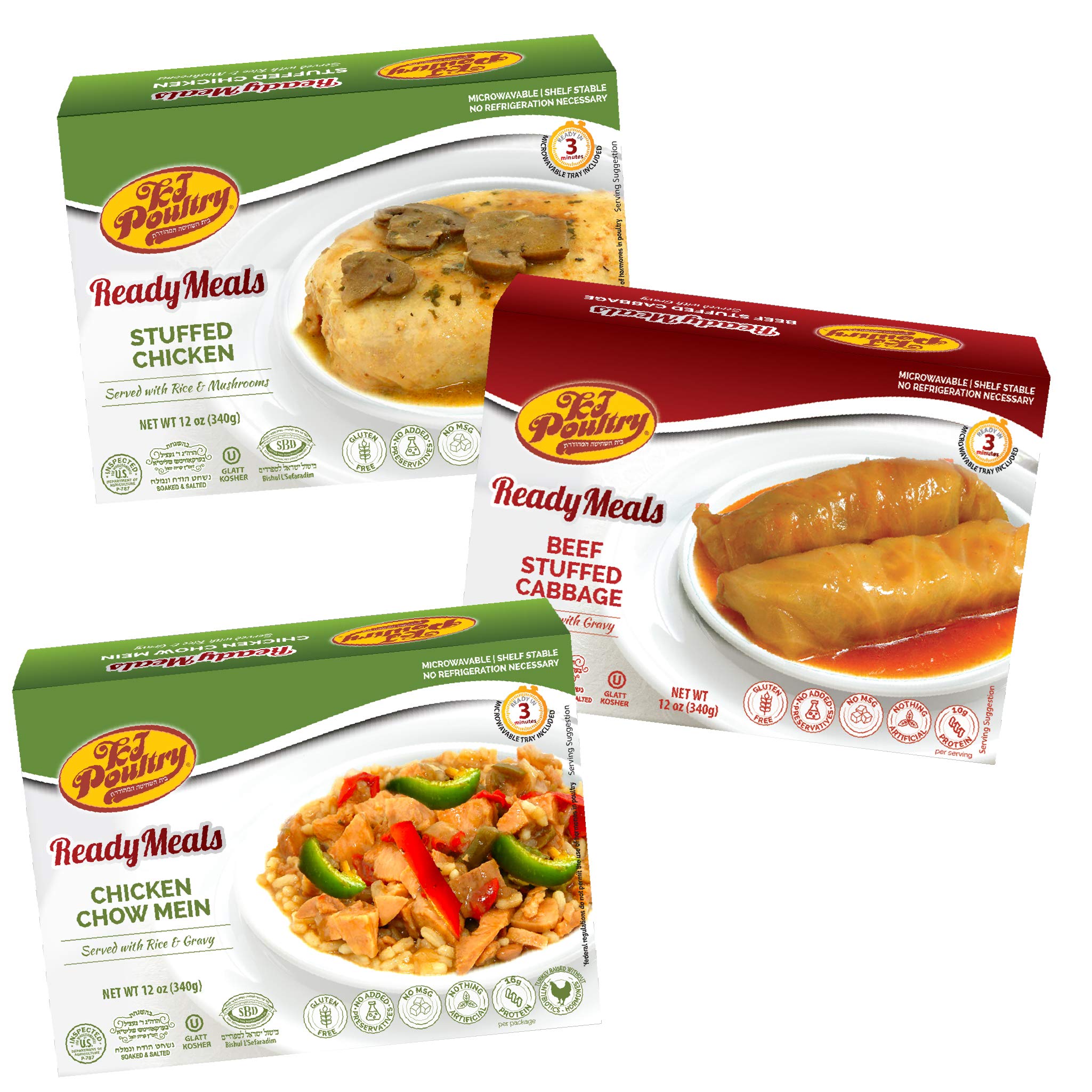 Buy Kosher Mre Meat Meals Ready to Eat, Variety of Stuffed Chicken ...