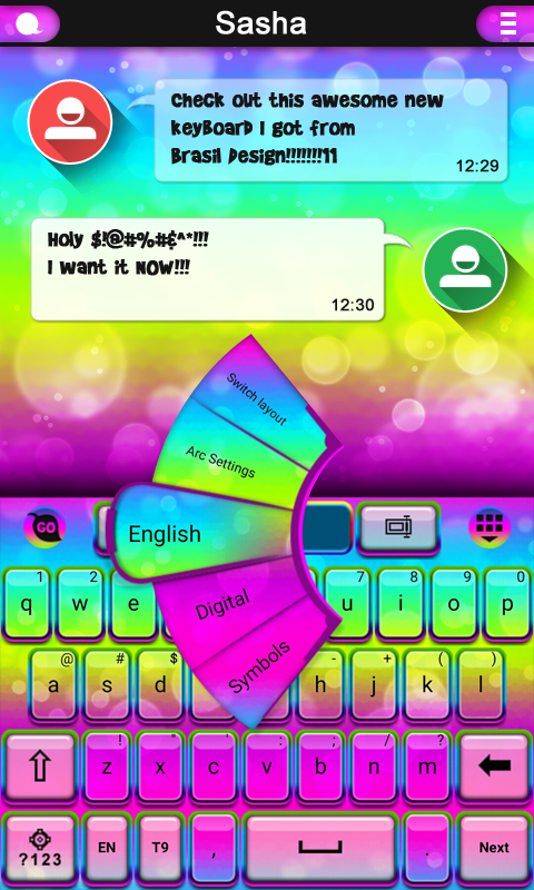 Dream Colors keyboard theme - App on Amazon Appstore