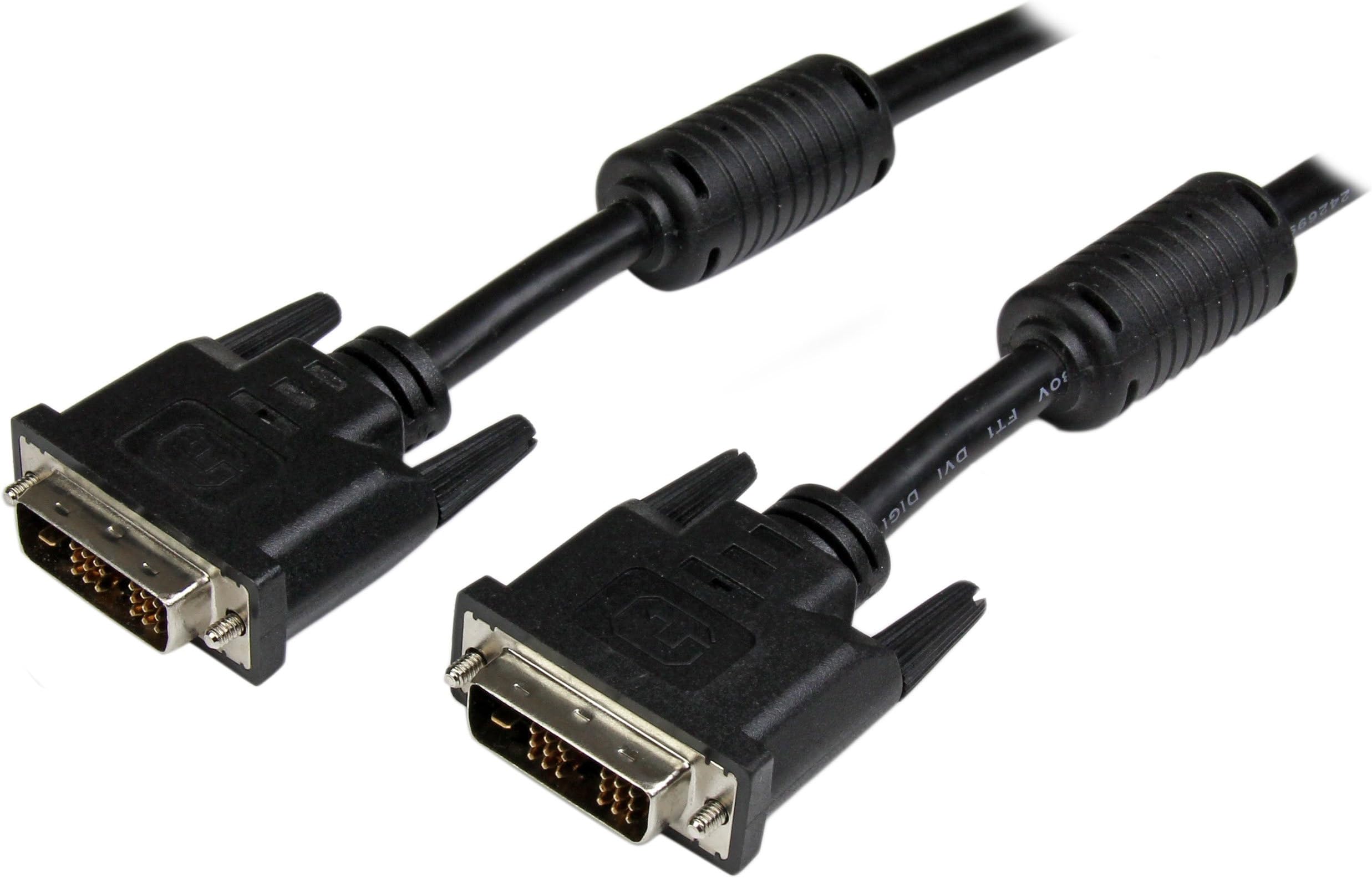 Amazon.com: StarTech.com DVI Cable - 25 ft - Single Link - Male to Male ...