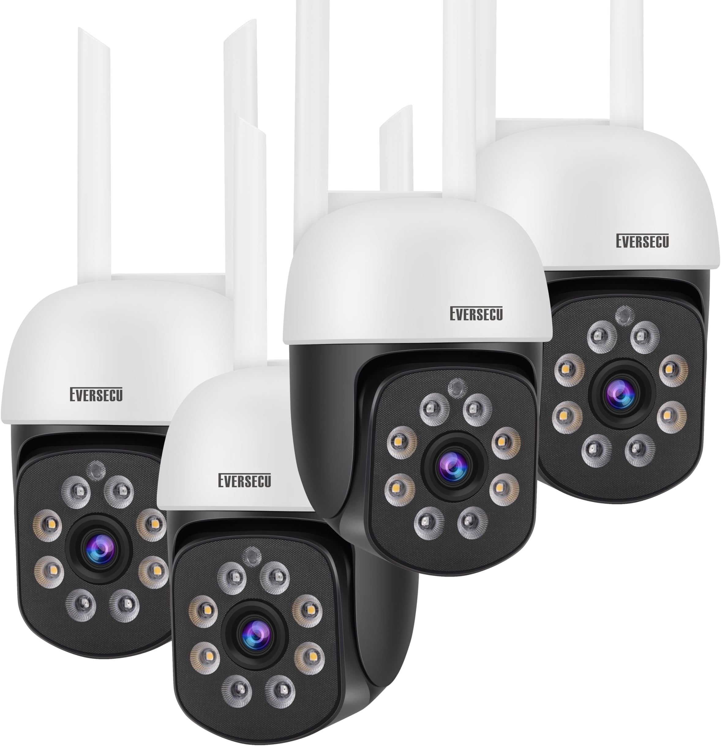 Amazon.com : EVERSECU 2K 3.0MP Outdoor WiFi PTZ Security Camera, 2.4G ...