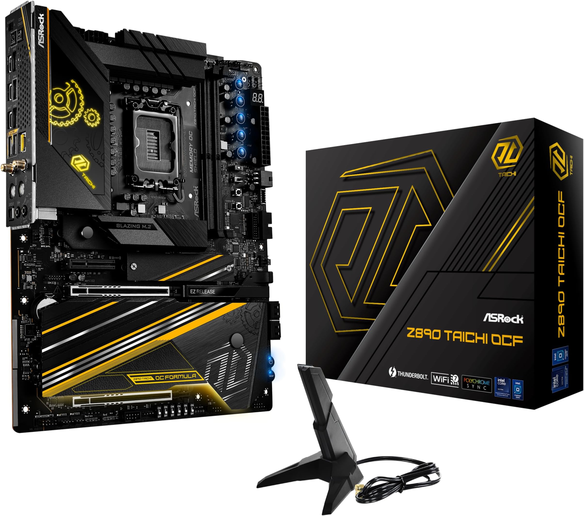 Amazon.com: ASRock Z890 Taichi OCF Intel Core Ultra LGA1851 RL-ILM ATX ...