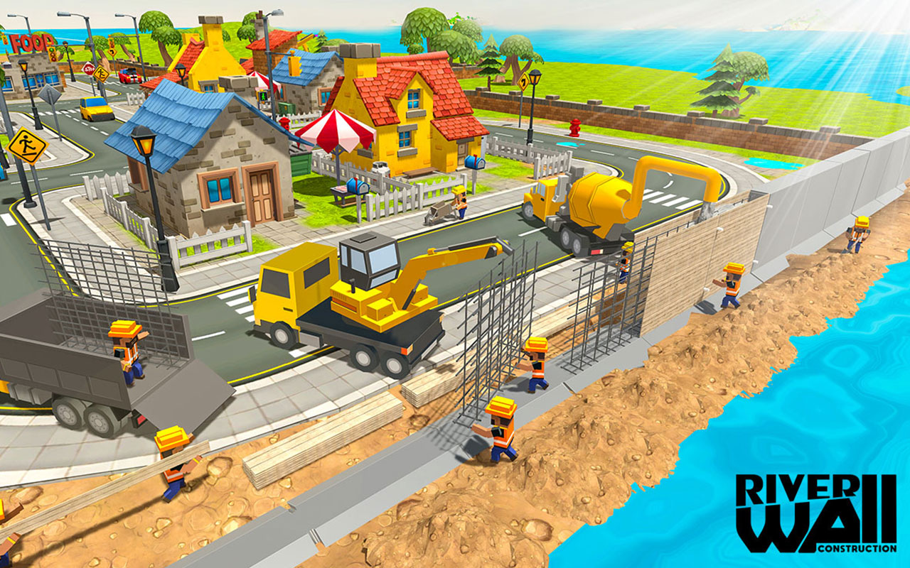 River Border Wall Construction Game 2018 - App on Amazon Appstore