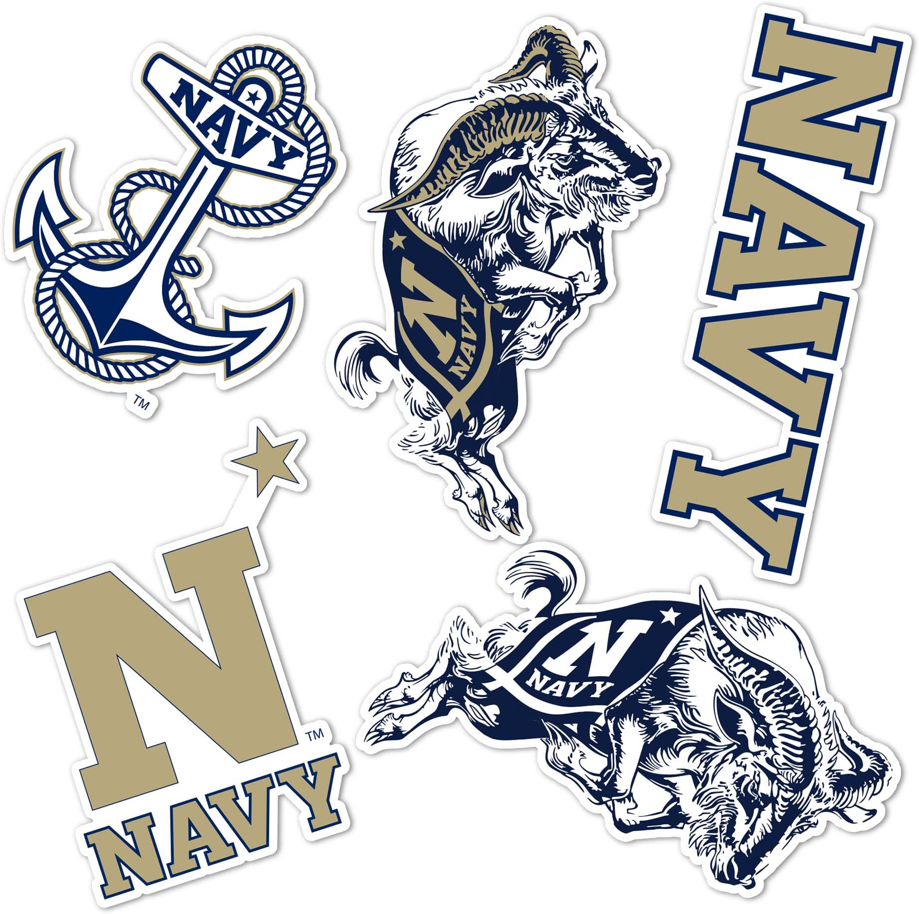 Amazon.com - GO Navy Beat Army Sticker (College Football Team Rivalry ...