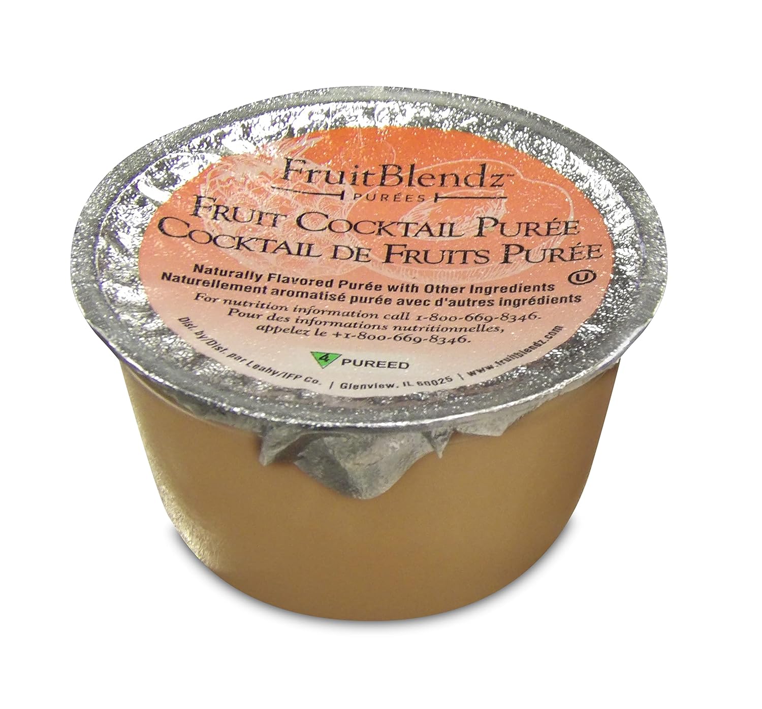 Amazon.com : FruitBlendz 4oz Fruit Puree Cups, 72 Count (Fruit Cocktail ...