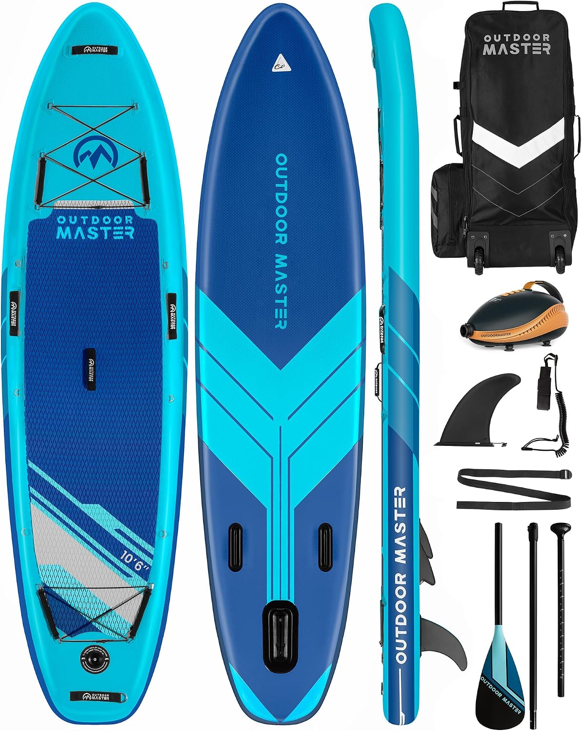 Amazon.com : Inflatable Stand Up Paddle Board, Premium OutdoorMaster ...