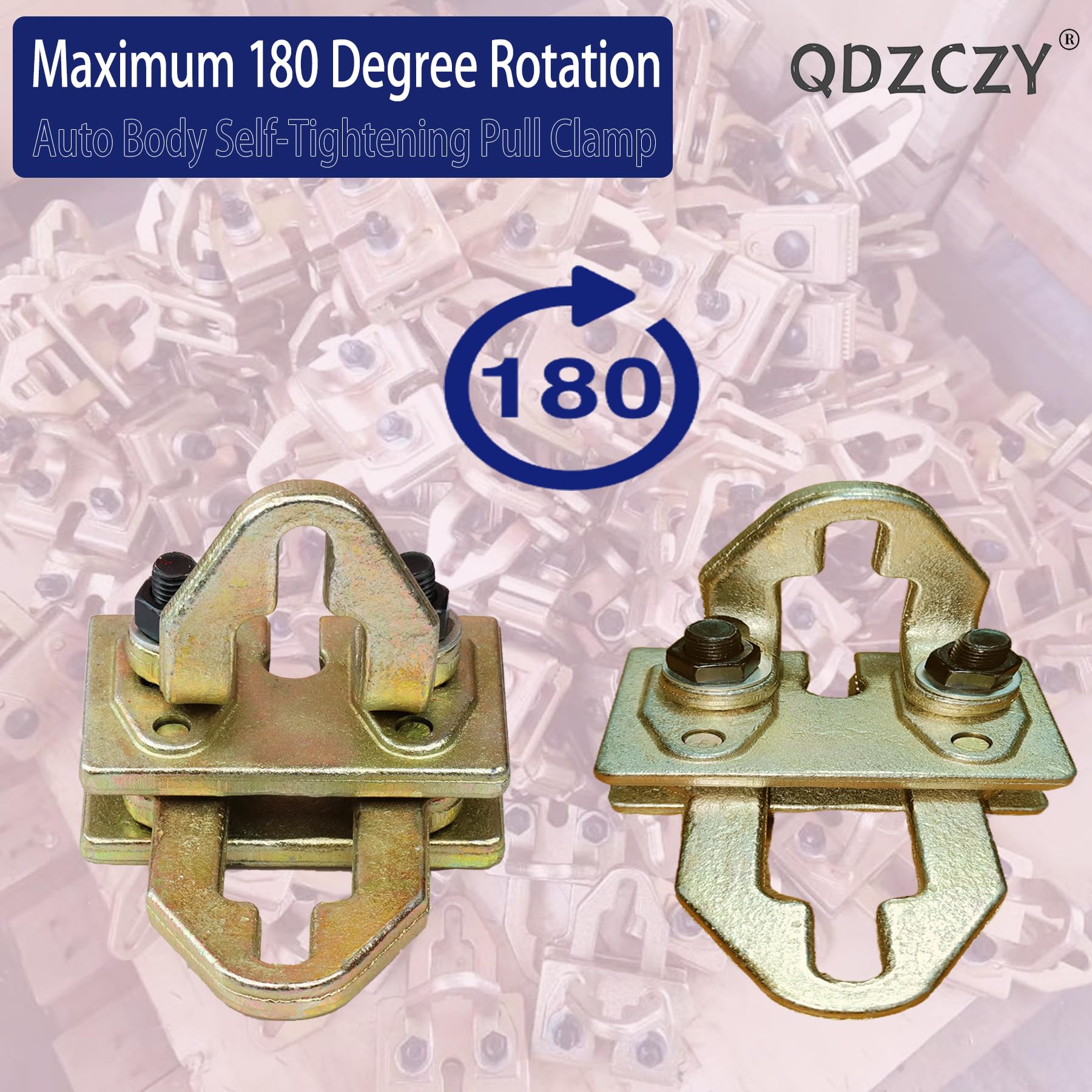 Body Repair Tools 5 Ton Self-Tightening Body Repair Clamps - 2 Way ...