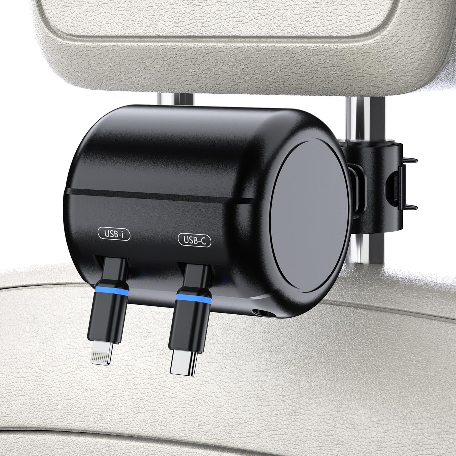 Amazon.com: XWXELEC 45W Fast Charge Retractable Backseat Car Charging ...