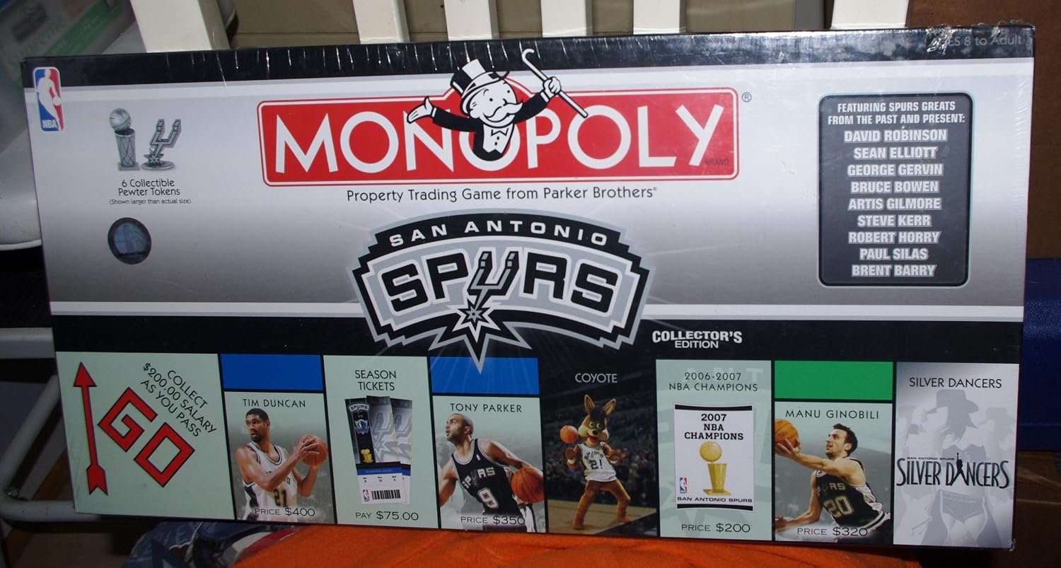 Amazon.co.jp: San Antonio Spurs Monopoly : スポーツ＆アウトドア