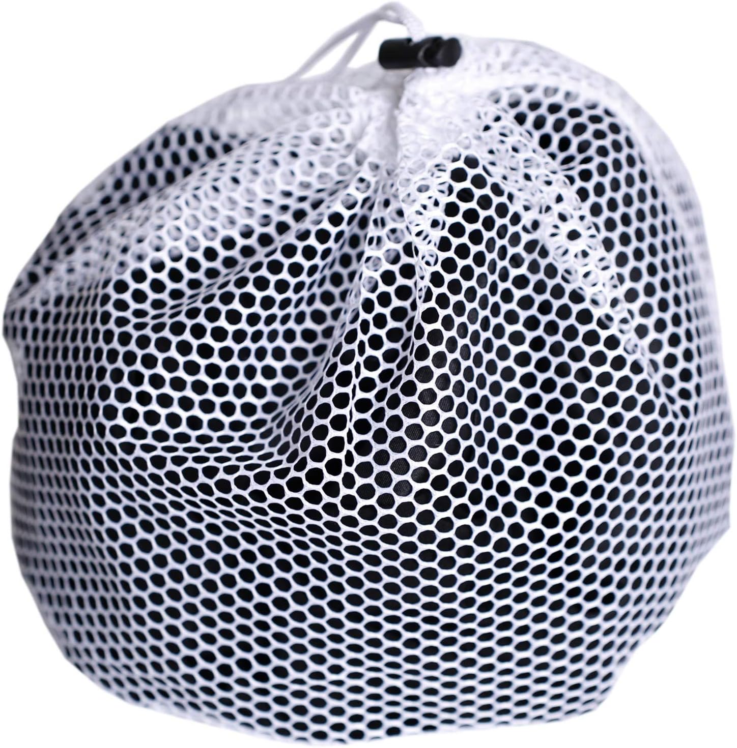Harileminy White Washing Clothes Net Bags Mesh Wash Laundry Bag for ...