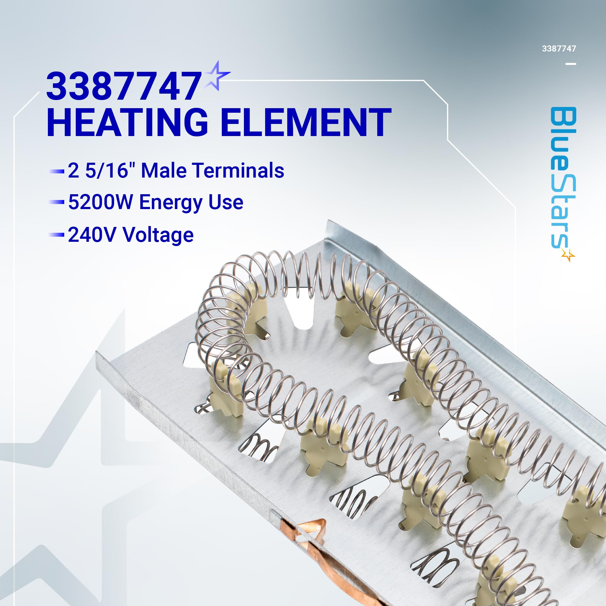 Snapklik.com : BlueStars 2 Packs 3387747 W11344457 Dryer Heating ...
