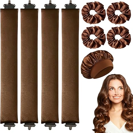 9PCS Heatless Blowout Rods, Overnight Blowout Rods, Overnight Curls for ...