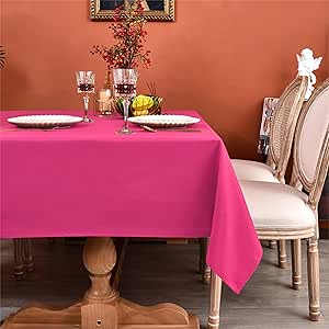 Amazon.com: MEANMOY Hot Pink 210 GSM Water & Stain Resistant Square ...