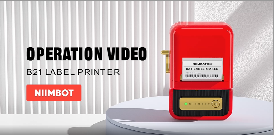 Watch NIIMBOT B21 Label Maker Operation on Amazon Live