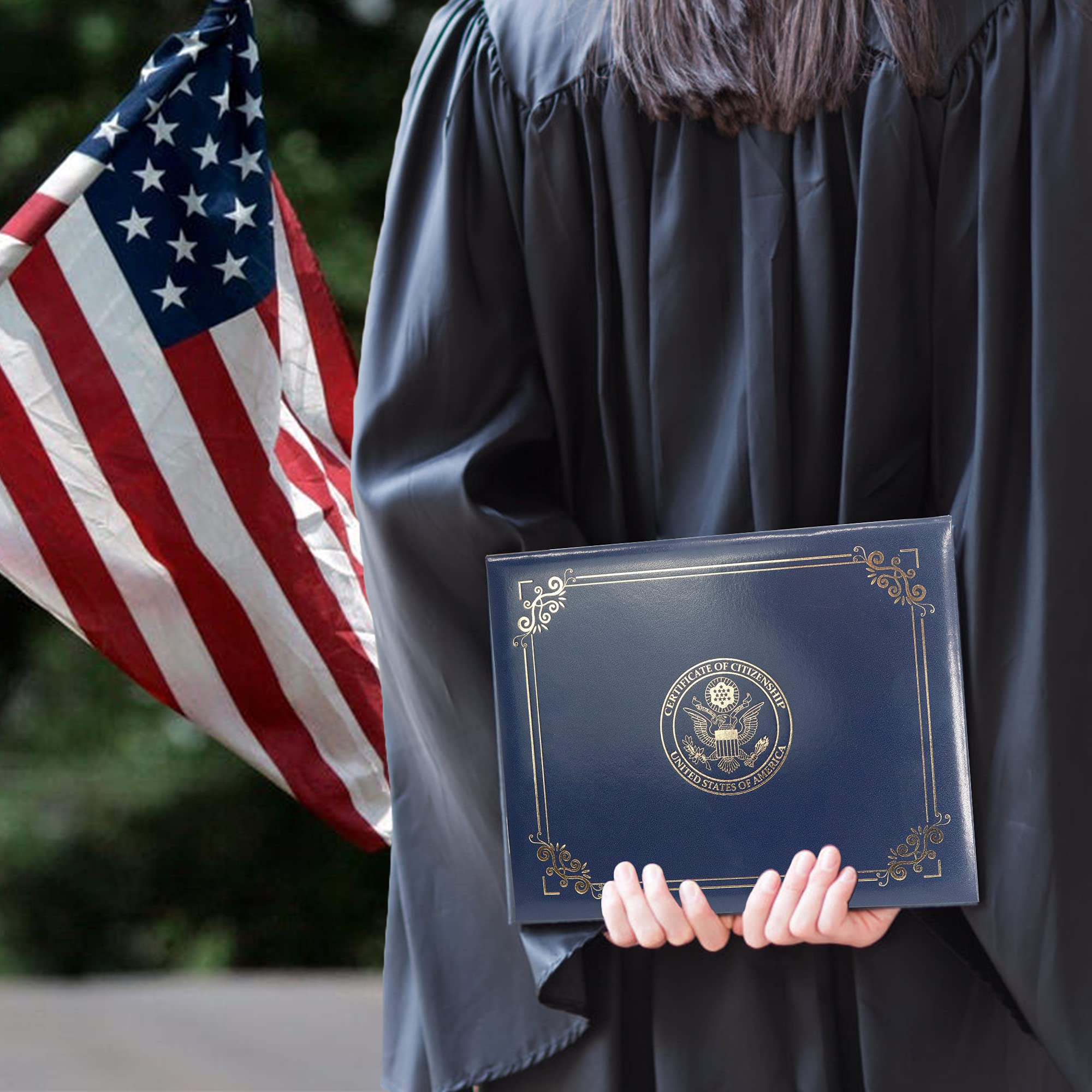 GraduationMall US Citizenship Certificate Holder Naturalization Certificate Cover With Logol graduationmall-us-citizenship-certificate-holder-naturalization-certificate-cover-with-logol