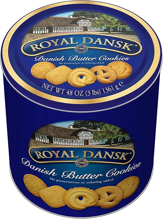 Amazon.com: Danish Butter Cookies, 3 Lb. Tin : Grocery & Gourmet Food