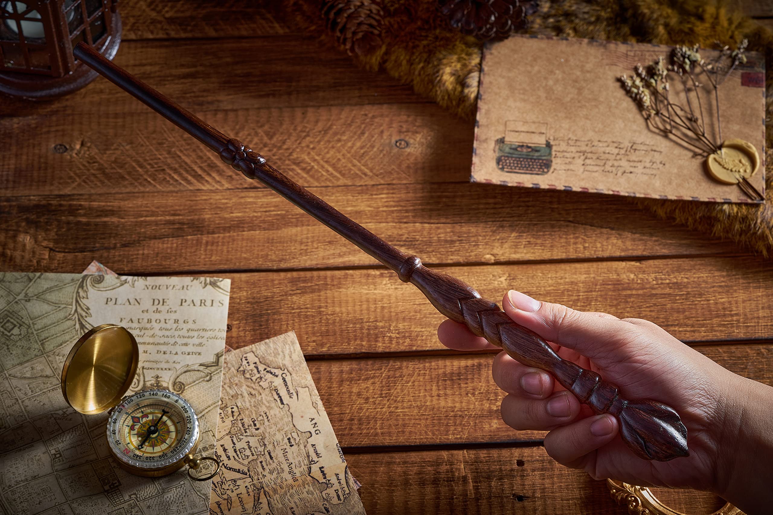 Snapklik.com : Fire Wand - Magical World And Wizard Magic Wand Carved ...