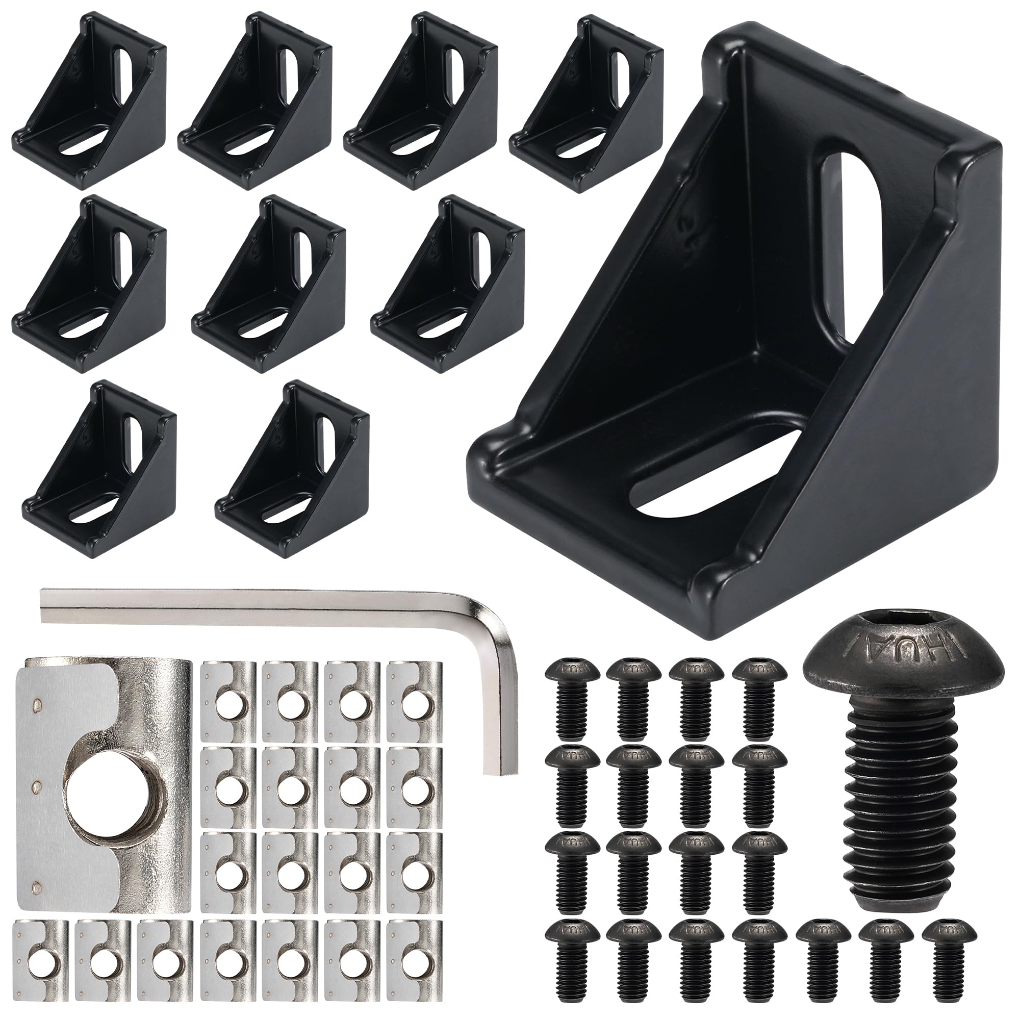 Amazon.com: BELLA BAYS 10Sets 4040 Aluminum Extrusion Connector 4040A ...