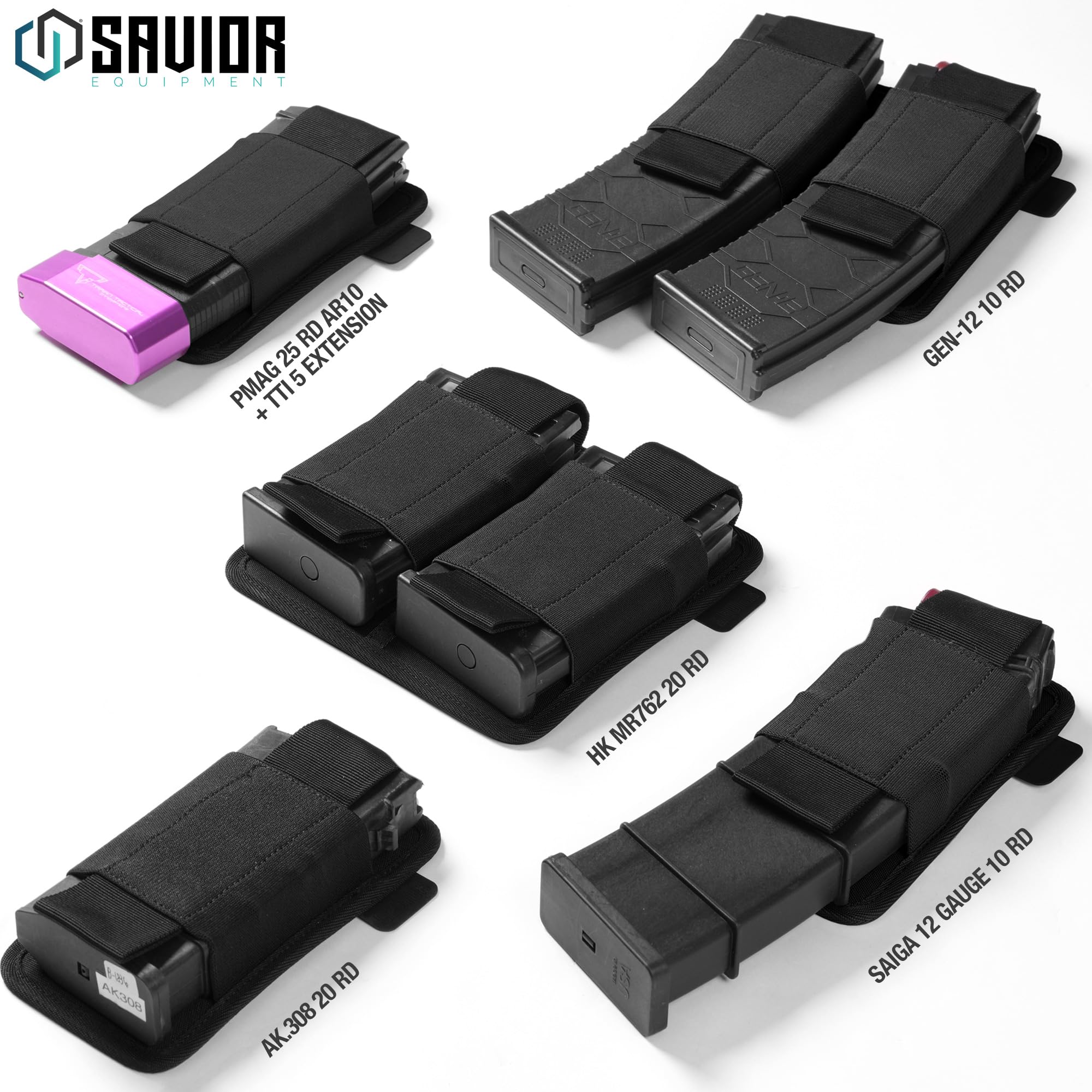 Snapklik.com : Savior Equipment Tactical Rifle Mag Pouch 308 Softshell ...