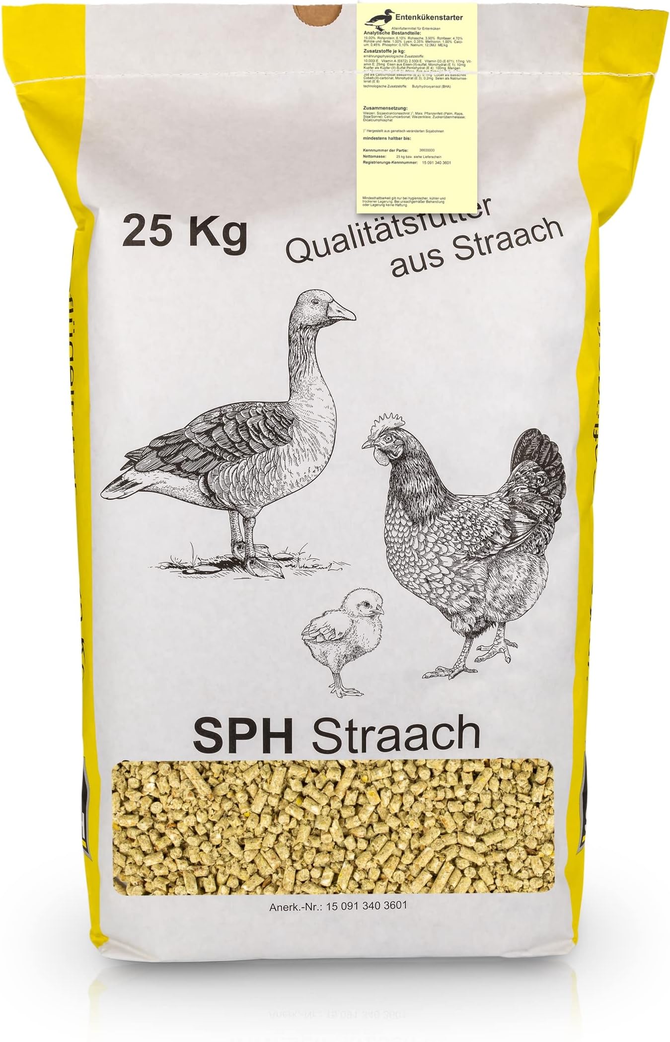 deuka G/E Starter 25 kg | Aufzuchtfutter für Gänseküken und Entenküken ...