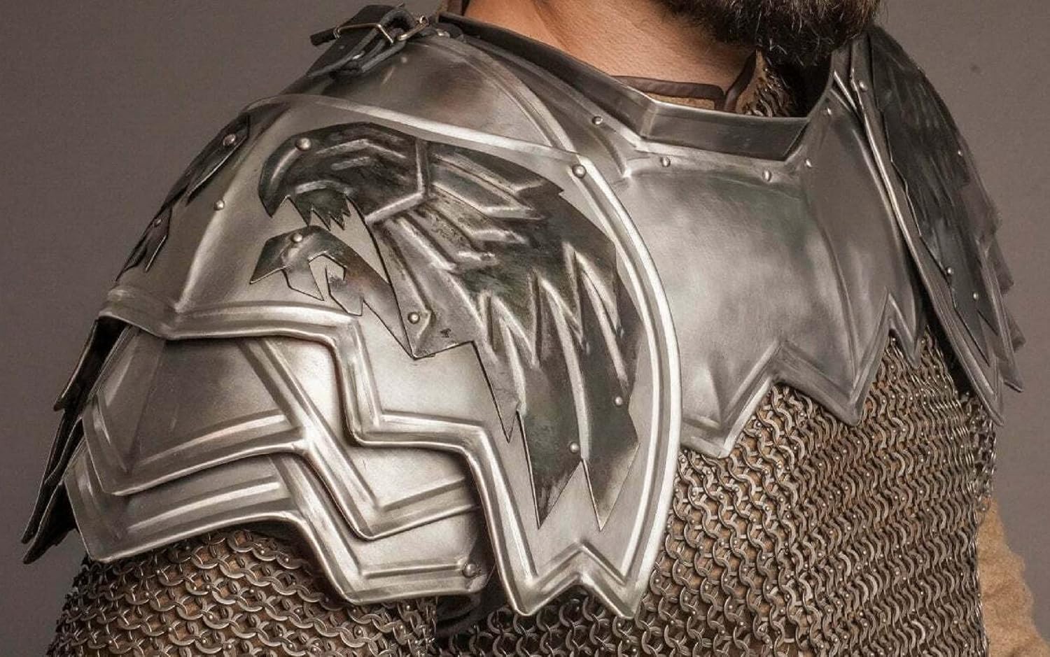 Amazon.com: Medieval Shoulder Viking Knights Armor Shoulder Pauldrons ...