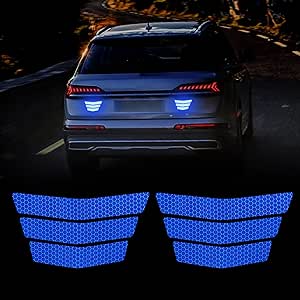 Amazon.com - TOMALL Strong Reflective Stripe Stickers for Car Bumber ...