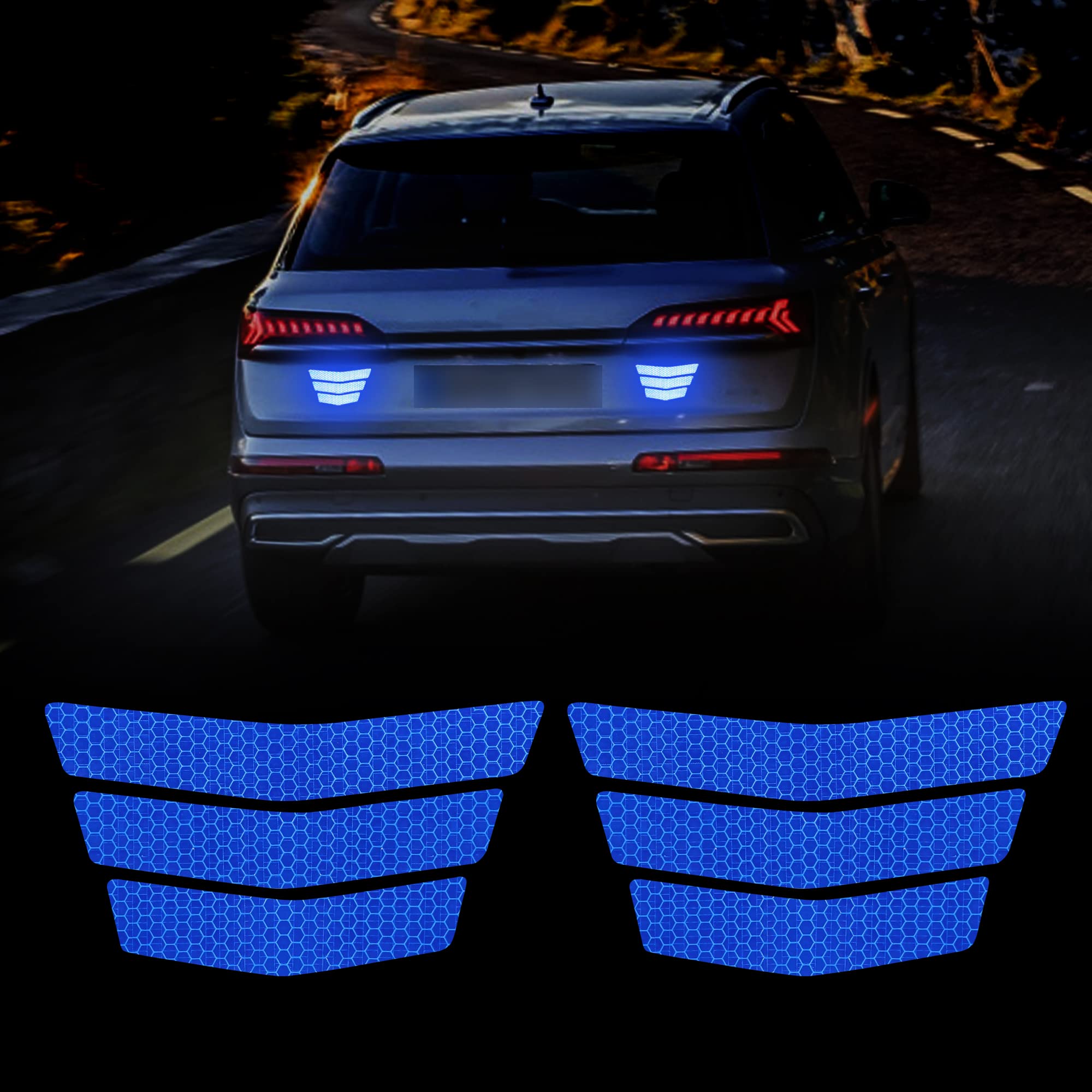 Amazon.com - TOMALL Strong Reflective Stripe Stickers for Car Bumber ...