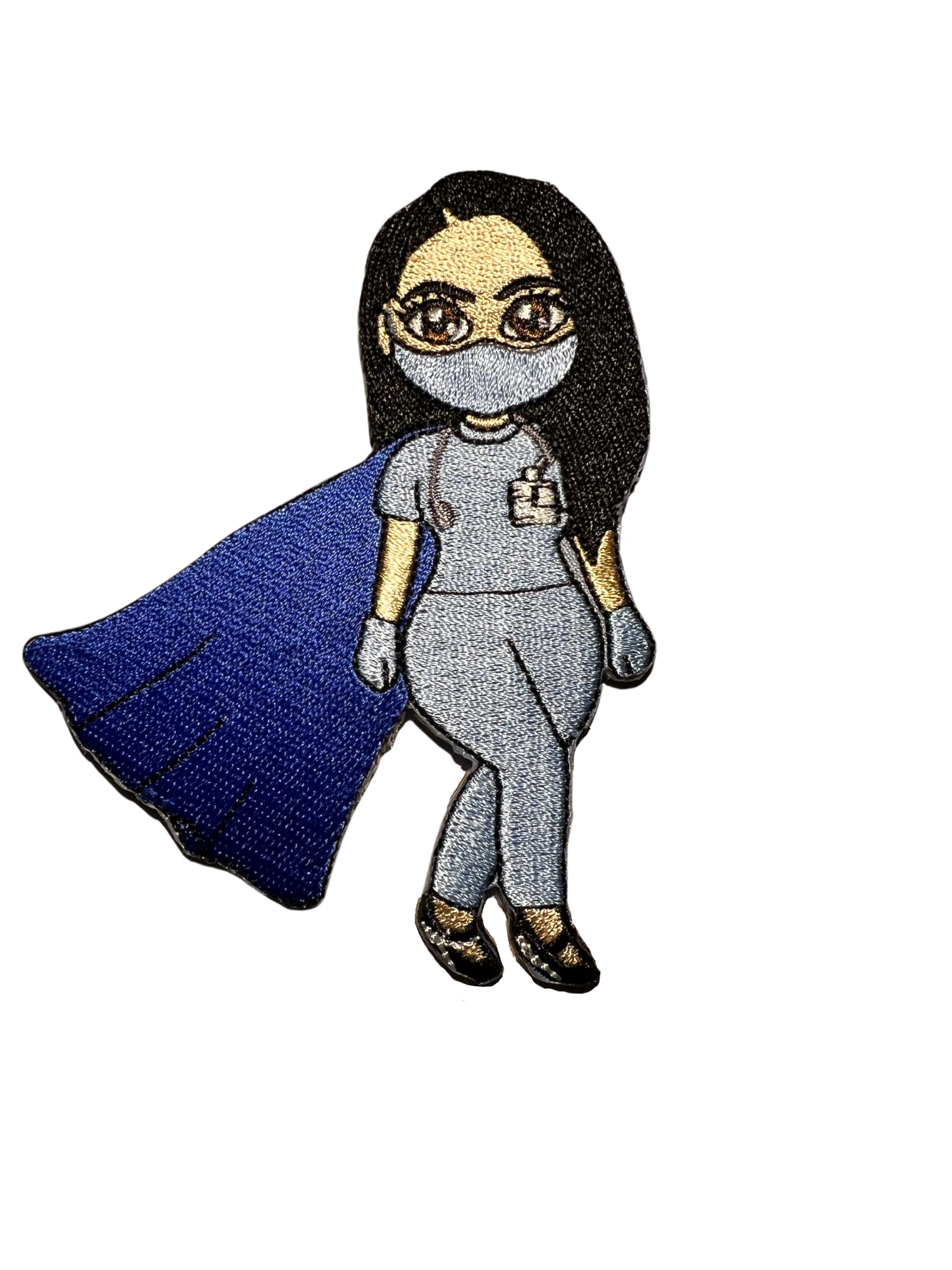 Amazon.com: Patch Party Club "Masked Nurse Tammi" w/Cape & Stethoscope ...