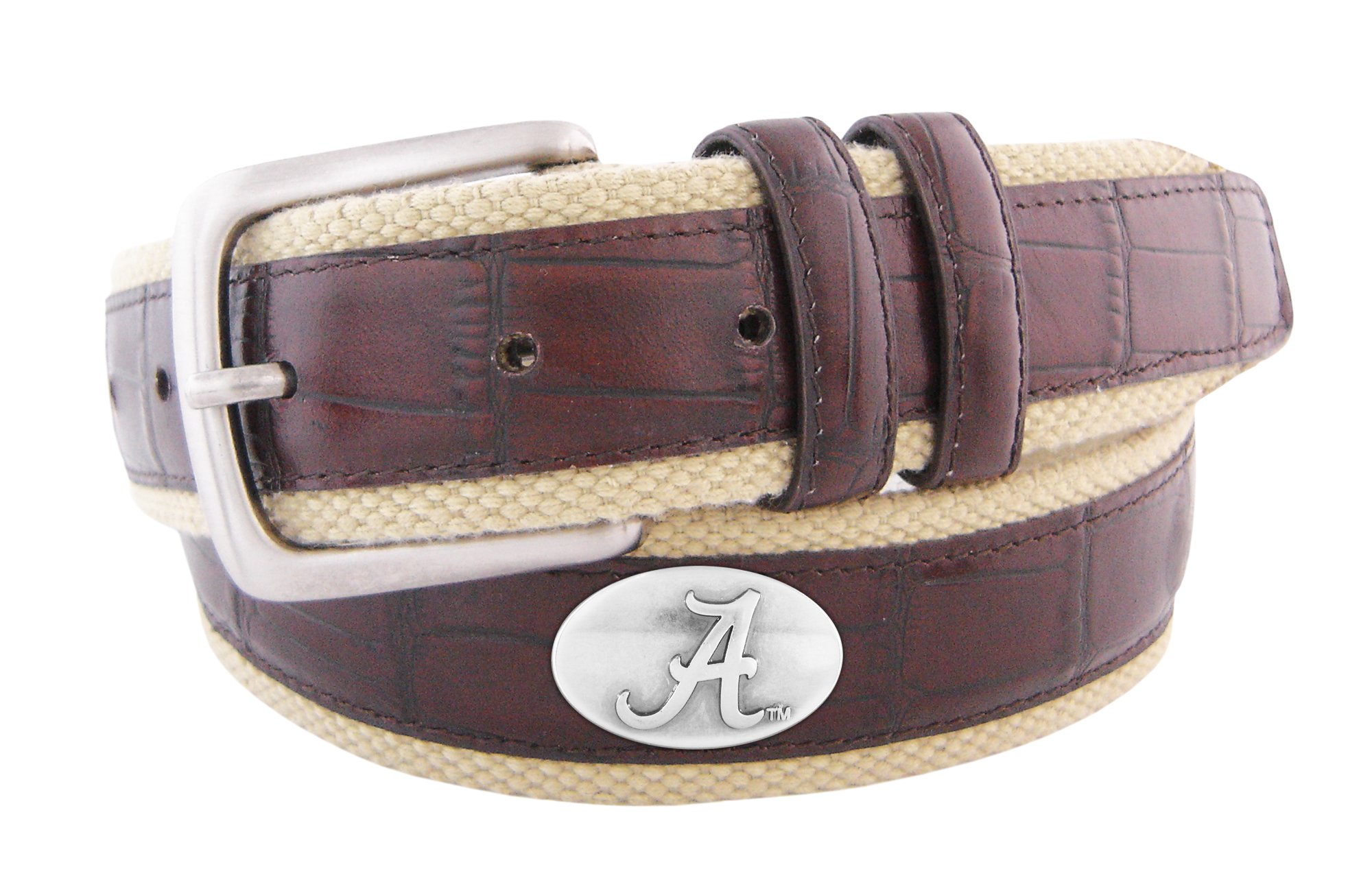Leather Concho Belt NCAA Alabama Crimson Tide - Crocodile Tip Dress ...