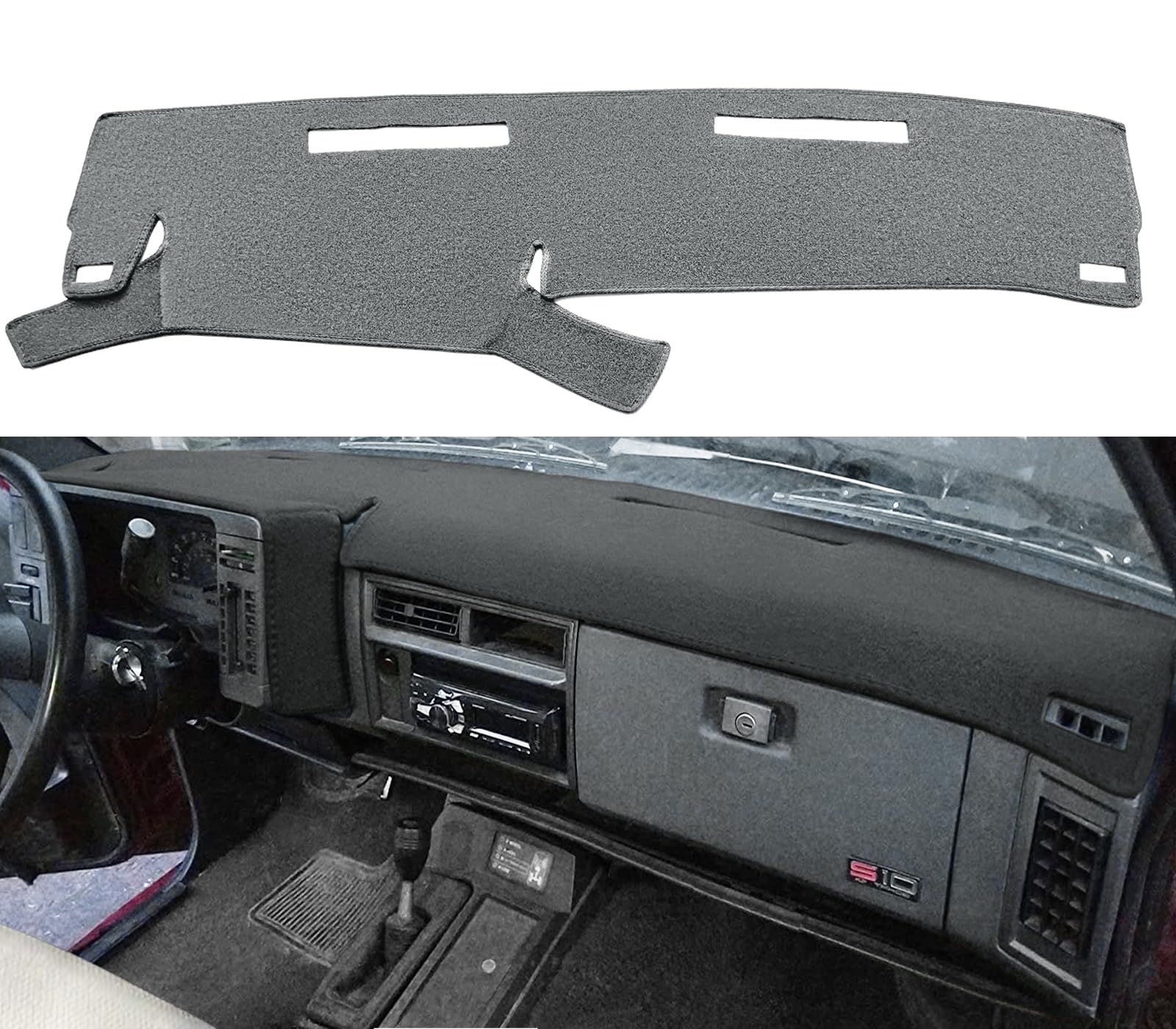 Amazon.com: Yiz Dash Cover Mat Custom Fit for 1986-1993 Chevy Chevrolet ...