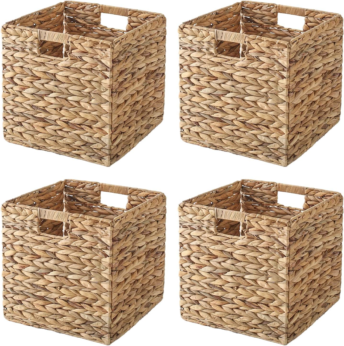 Amazon.com: Best Choice Products 12x12in Hyacinth Baskets, Rustic Set ...