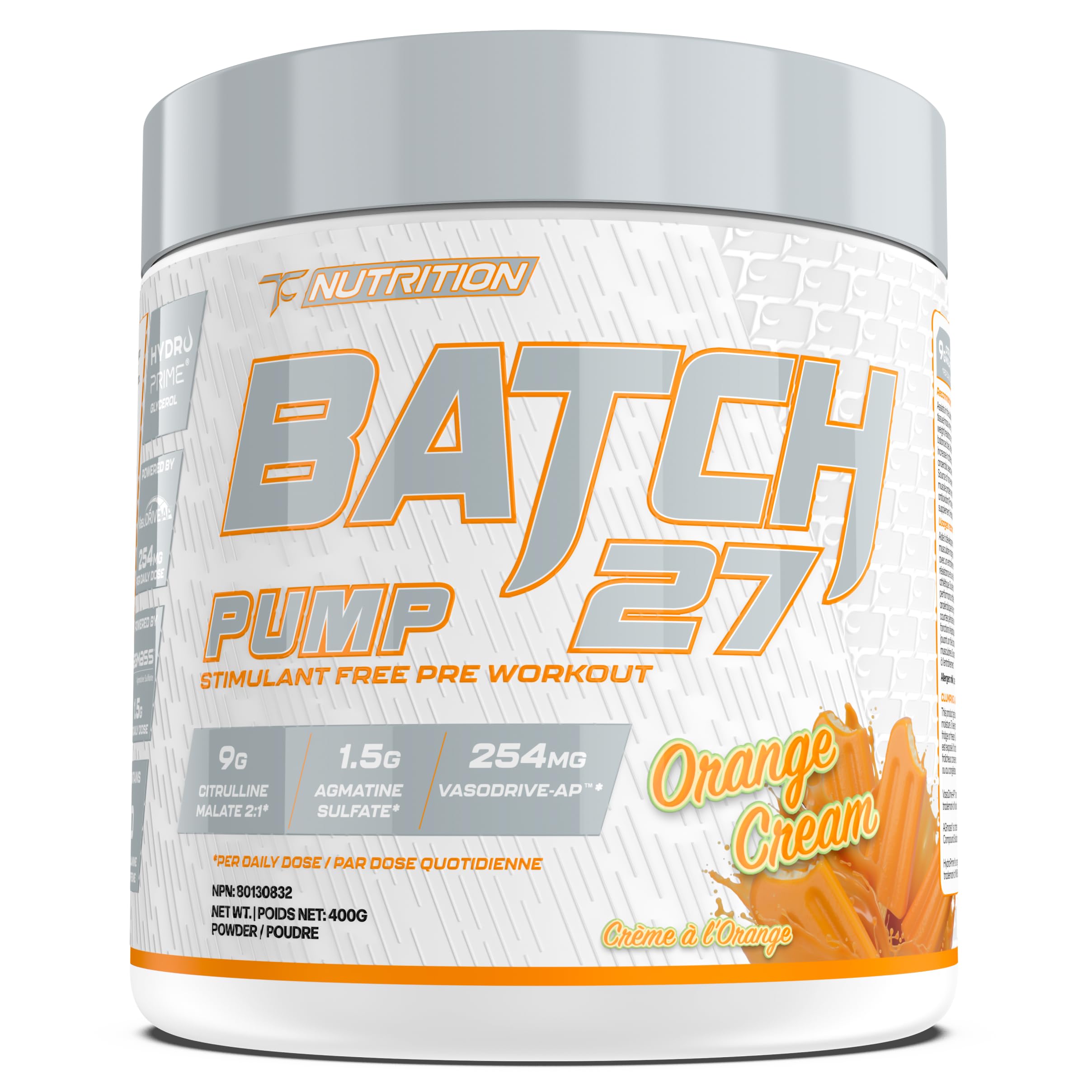 Batch 27 Stim Free Pre Workout for Men & Women - Intense Pumps ...