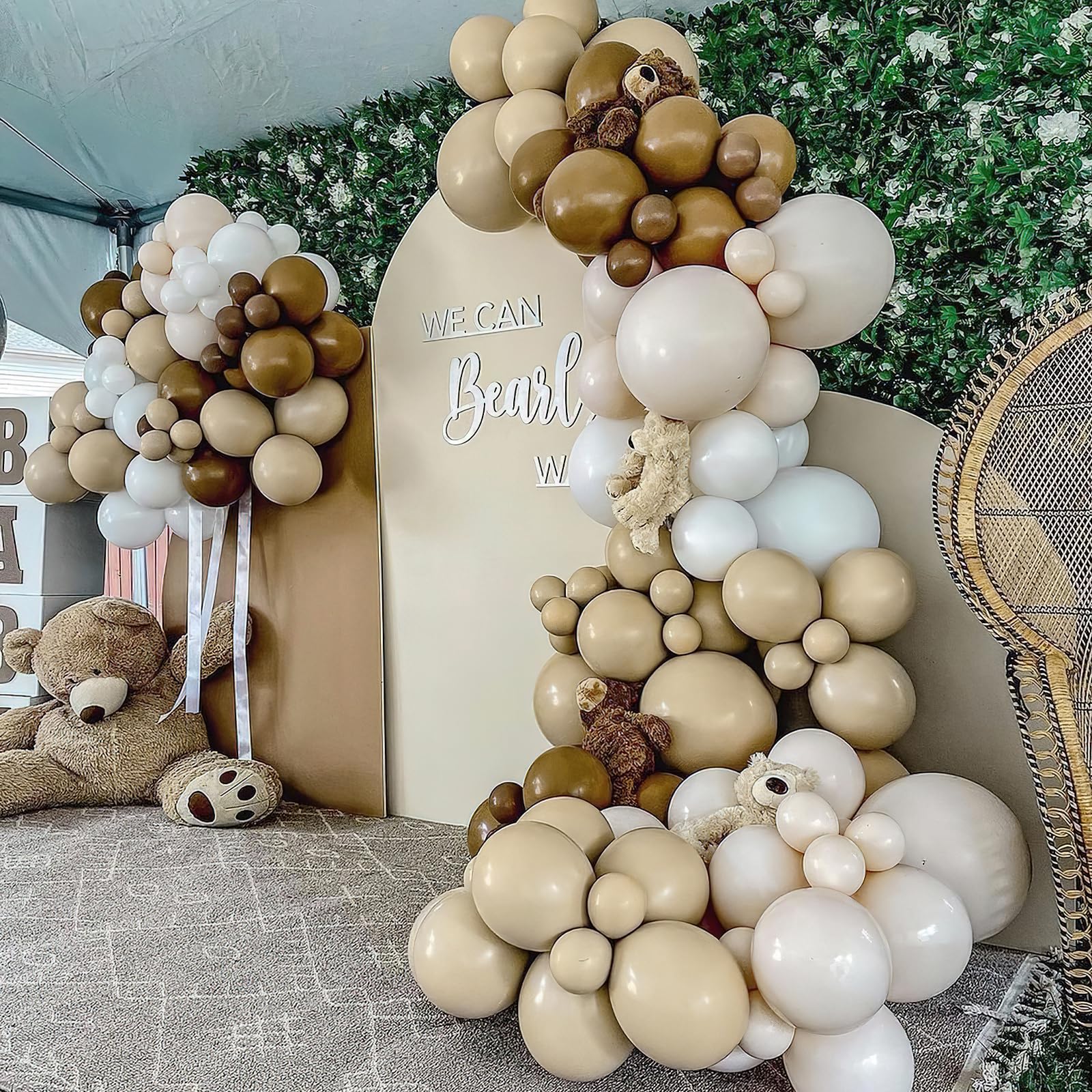 Snapklik.com : Coffee Brown Balloons, 50 Pcs 5 Inch Boho Brown Balloons ...