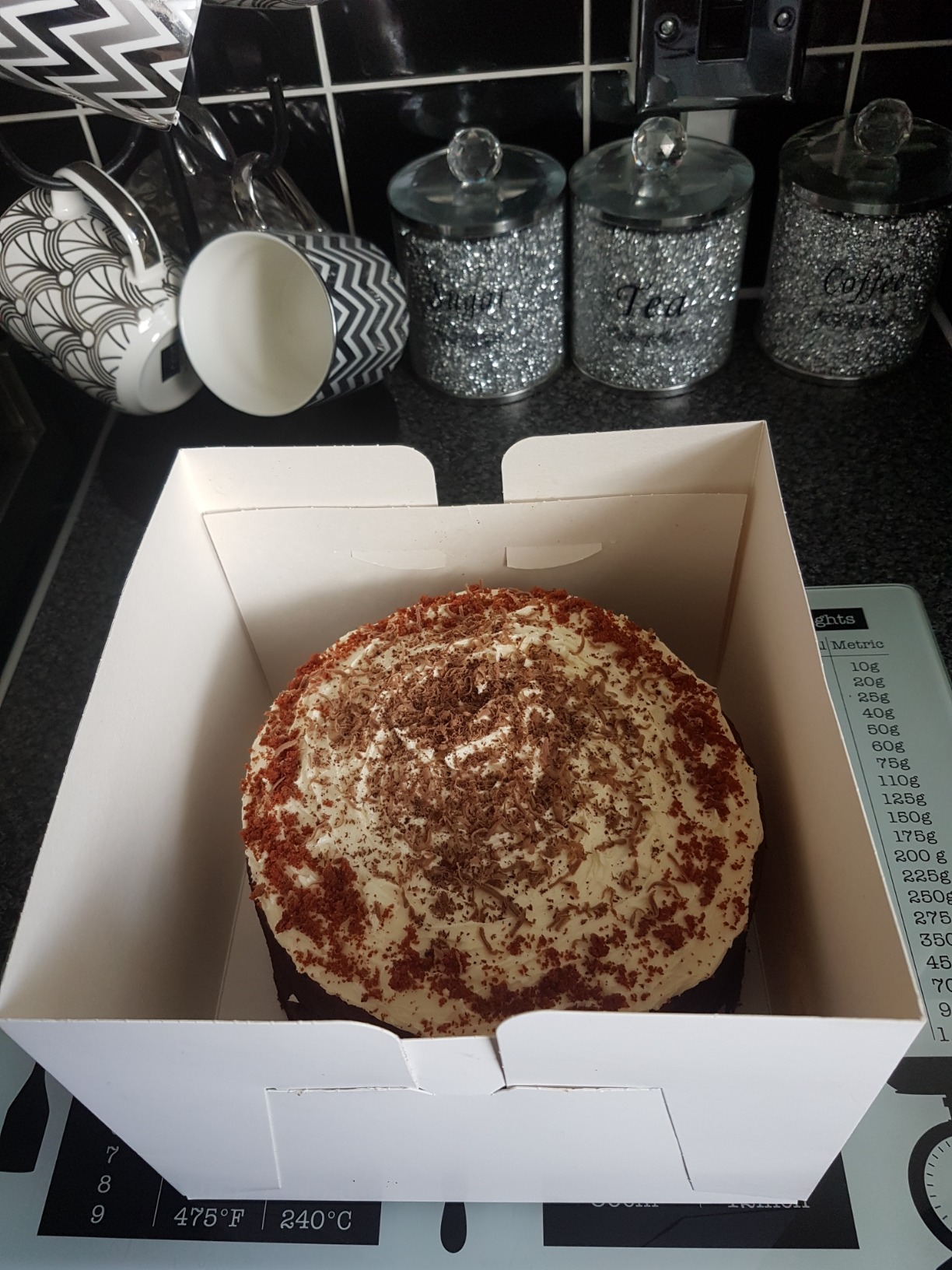 9" x 9" x 6" DeepWhite G Style Cake Box With Removable Lid (Pack of 10 ...