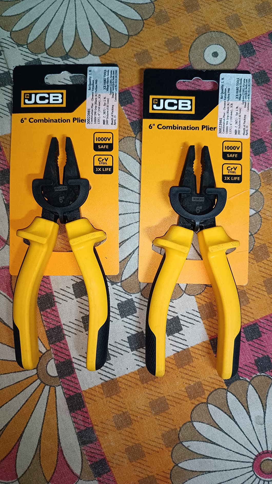 JCB Tools Combination Plier, 7”, 30023998 : Amazon.in: Home Improvement
