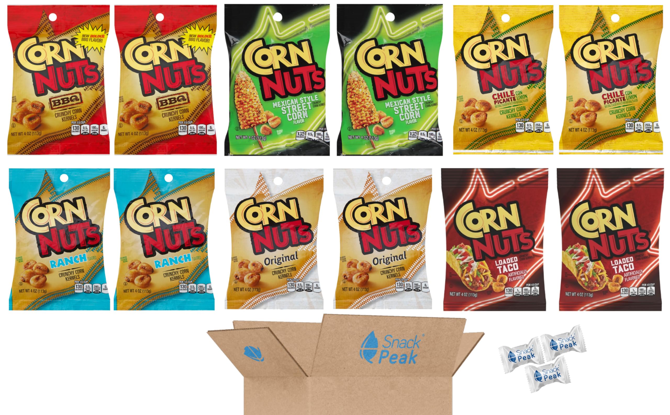 Snapklik.com : Corn Nuts Variety Snack Peak Gift Box