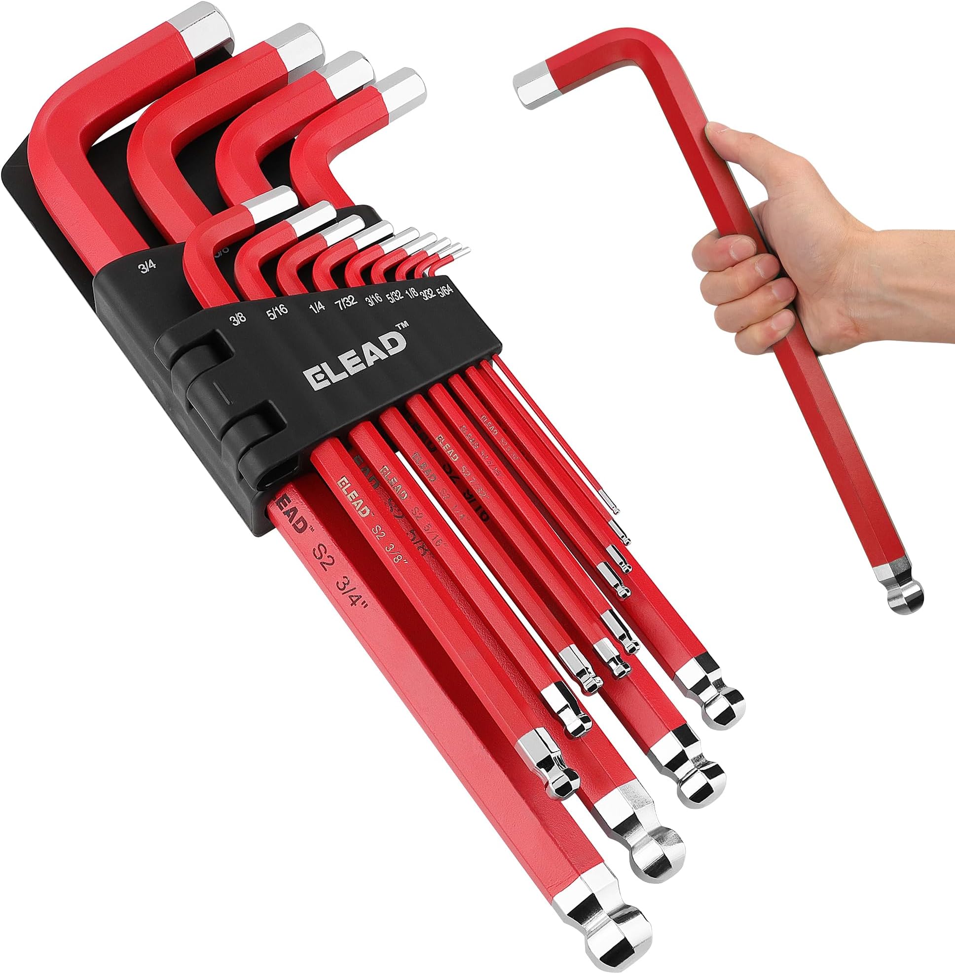 Professional EZ Travel Collection Extra Large Allen Wrench Jumbo Hex ...