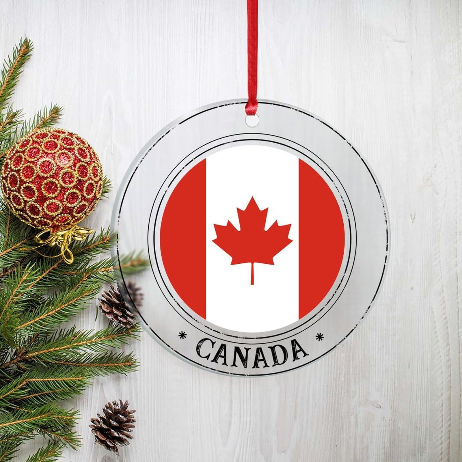 Adornos Navideños De Canadá Arboles De Navidad La Cañada