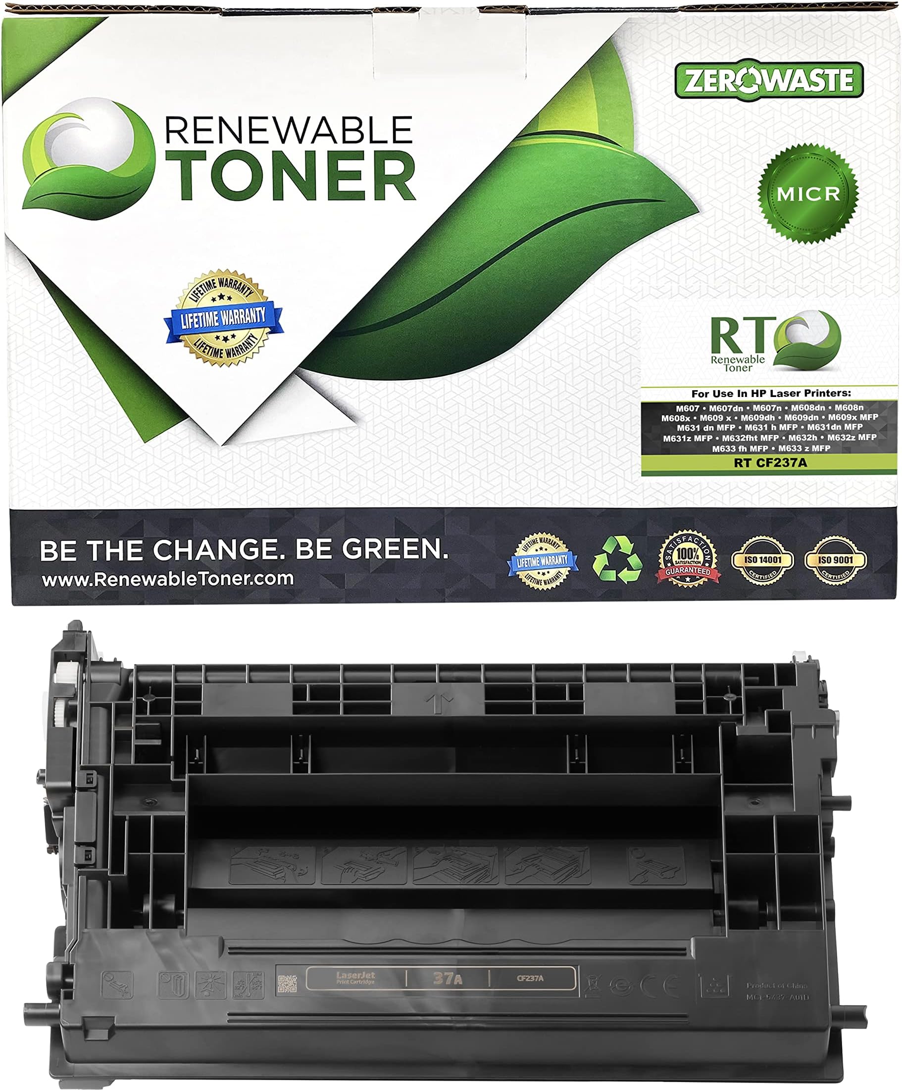 Amazon.com: 37A MICR High-Yield Toner Cartridge | RT Replacement for HP ...