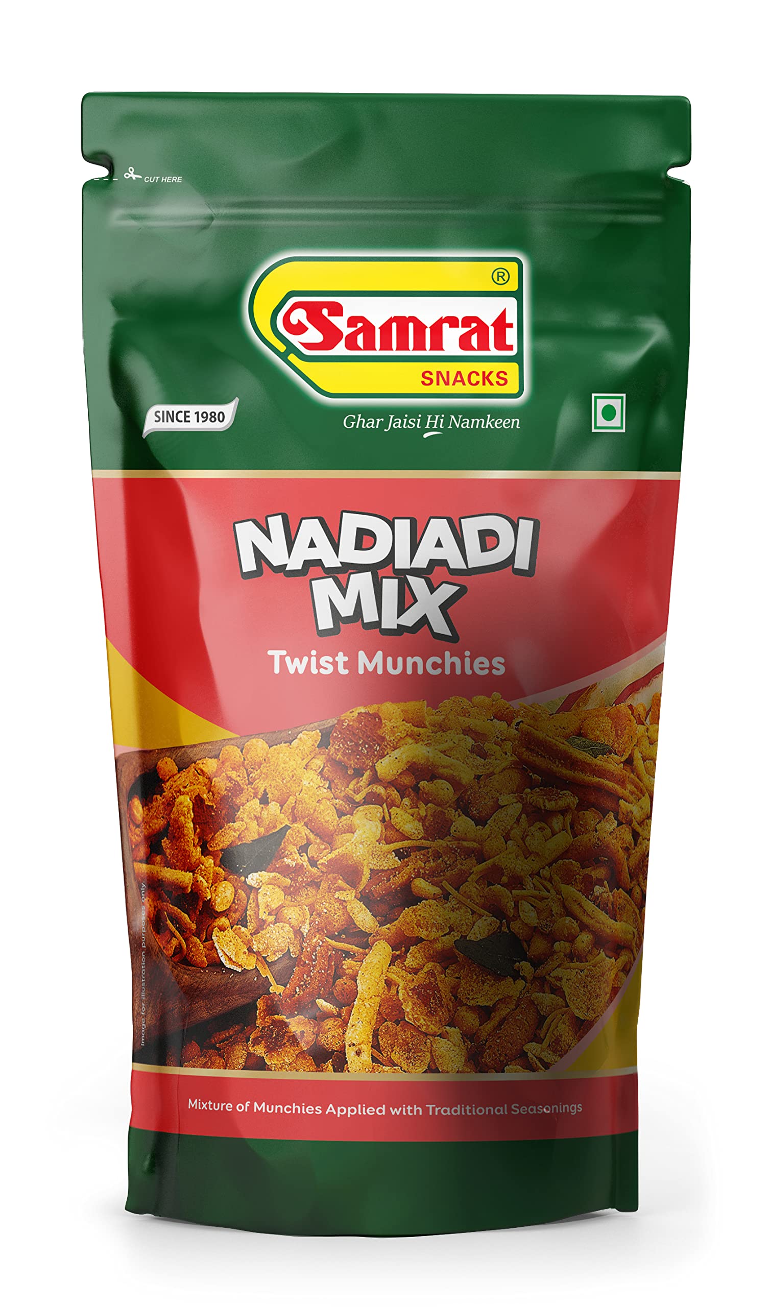 Buy SAMRAT| NADIADI MIX Spicy, Sweet & Sour Taste Namkeen|Ghar Jaisi Hi ...