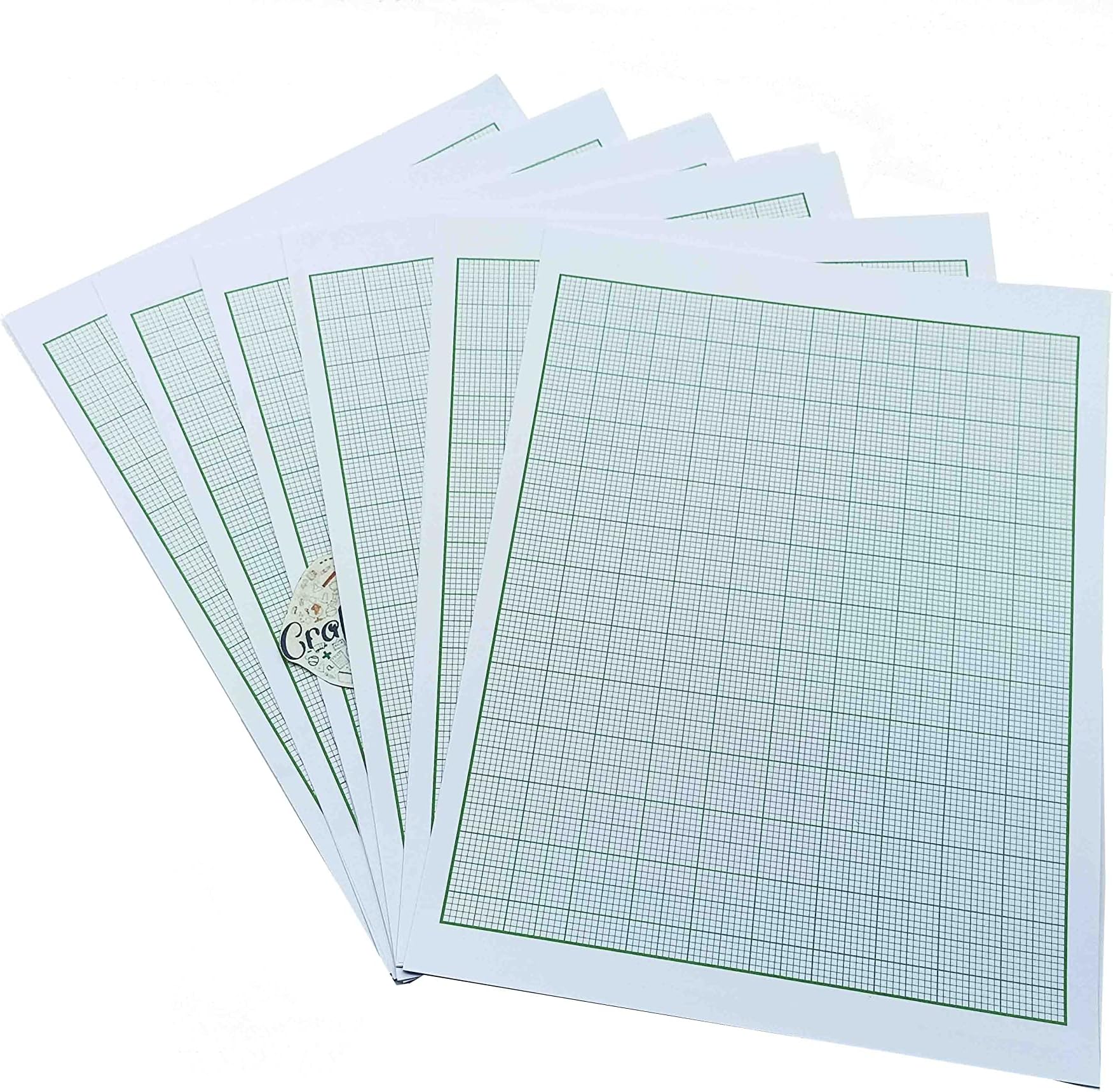 CRAFTWAFT 2MM Division Graph Sheets Pack of 100 Pcs : Amazon.in: Office ...
