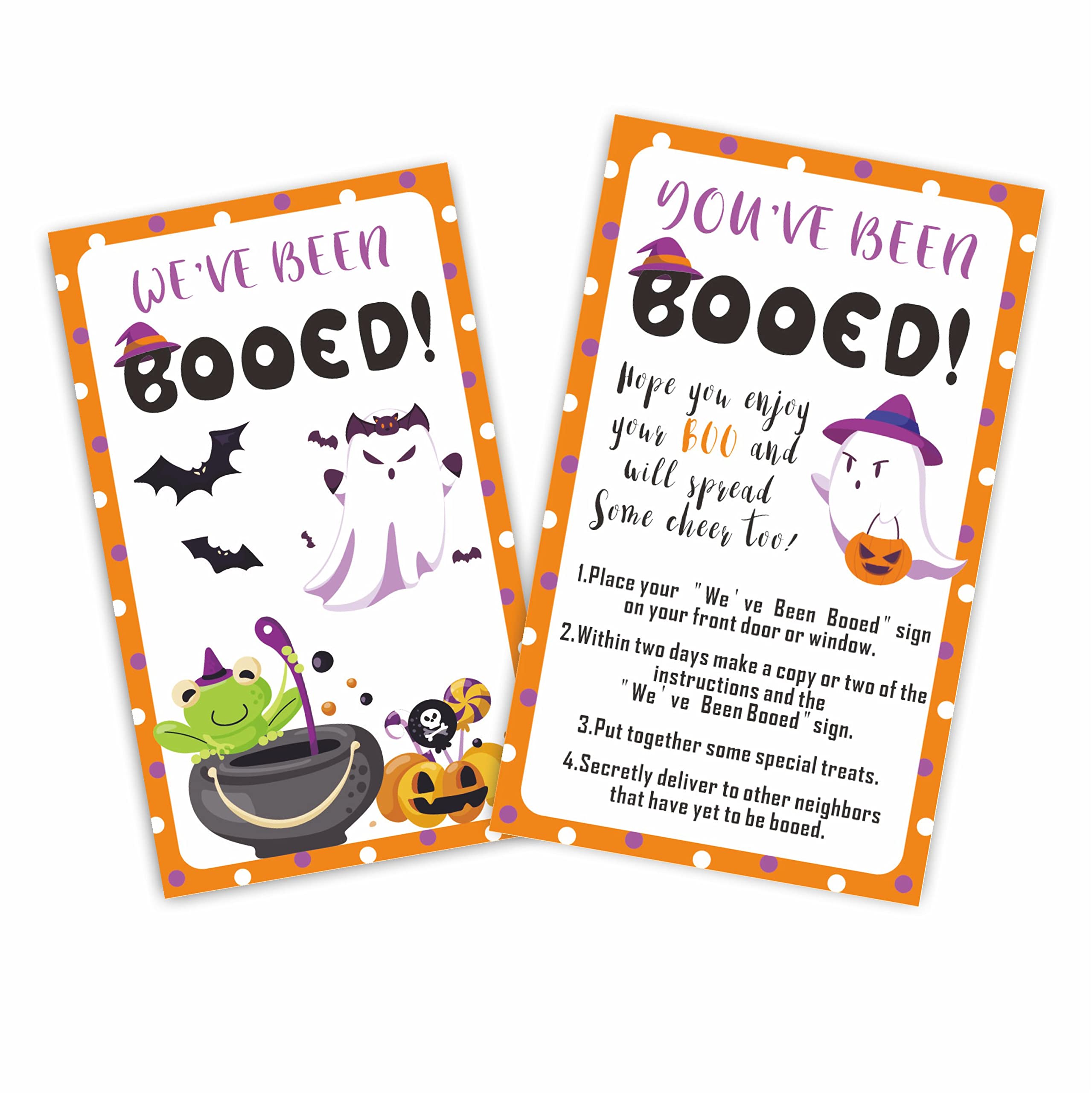 Buy Halloween Party Game, Halloween Supplies, Decors, We’ve Been BOOED ...