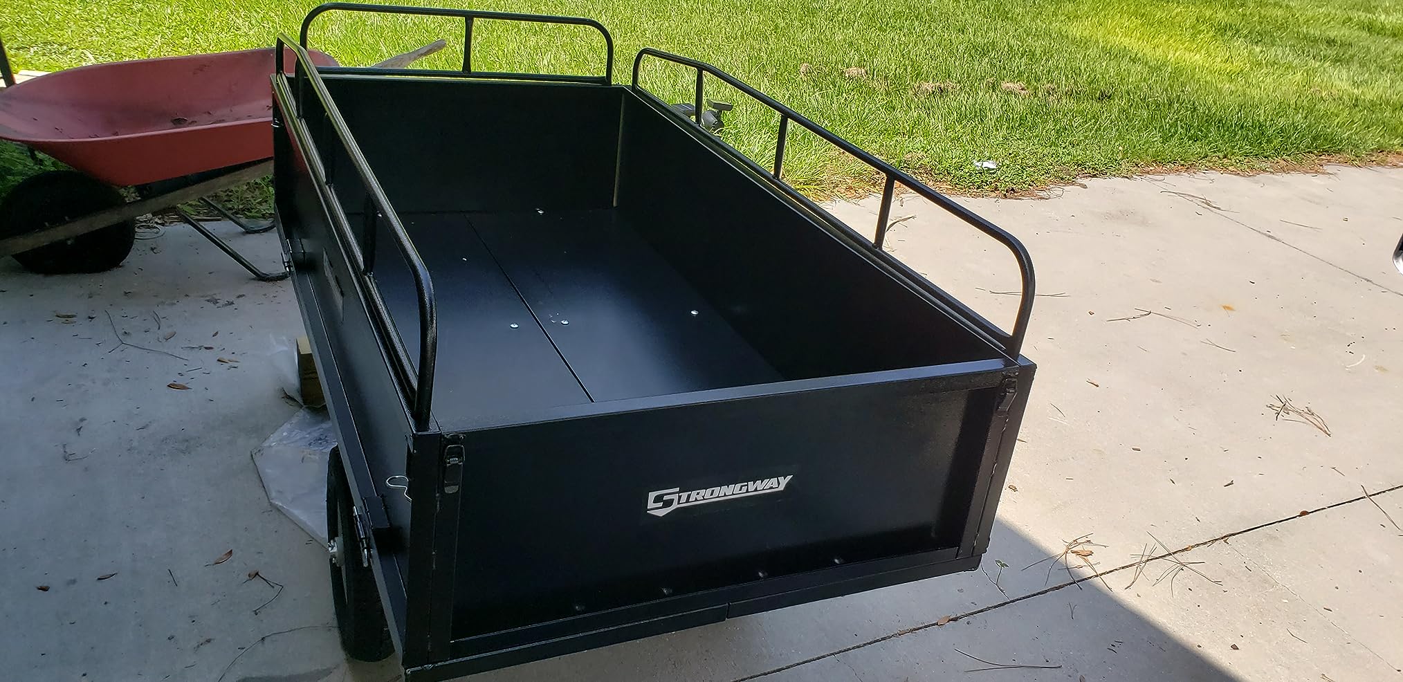 $18/mo - Finance Strongway Steel ATV Trailer - 1200-Lb. Capacity, 17 Cu ...