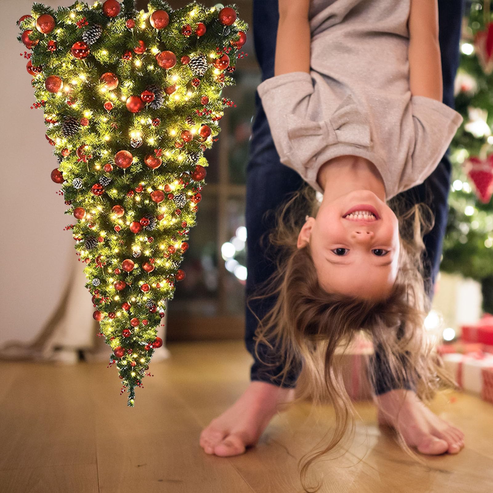 Upside Down Christmas Tree Ceiling