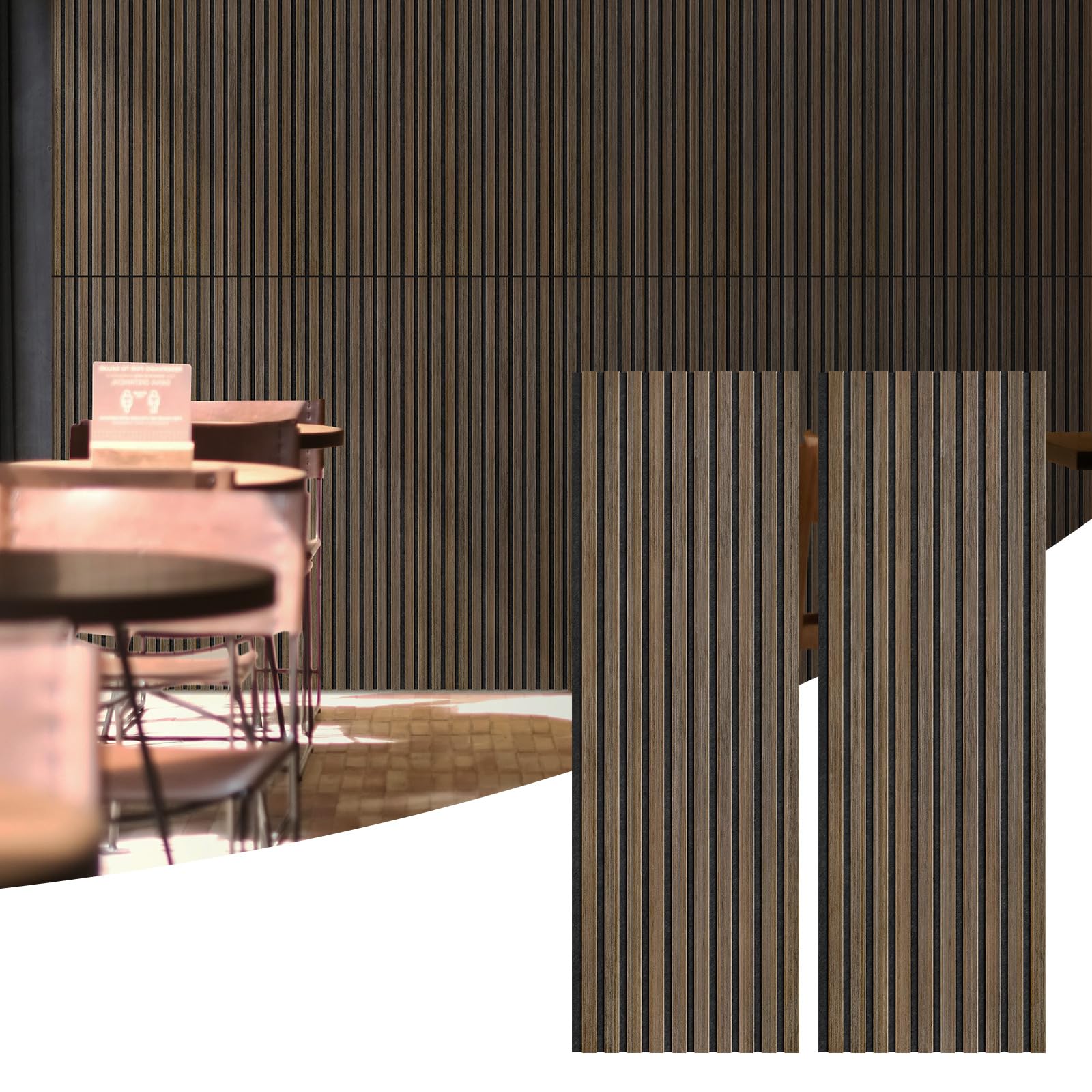 Snapklik.com : UMIACOUSTICS Wood Wall Panels, 2 PCS Diffusion Panels ...